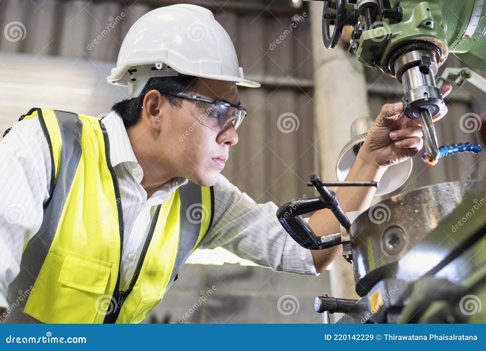 Engineers and Skilled Technicians are Maintaining Machinery. Mechanical ...