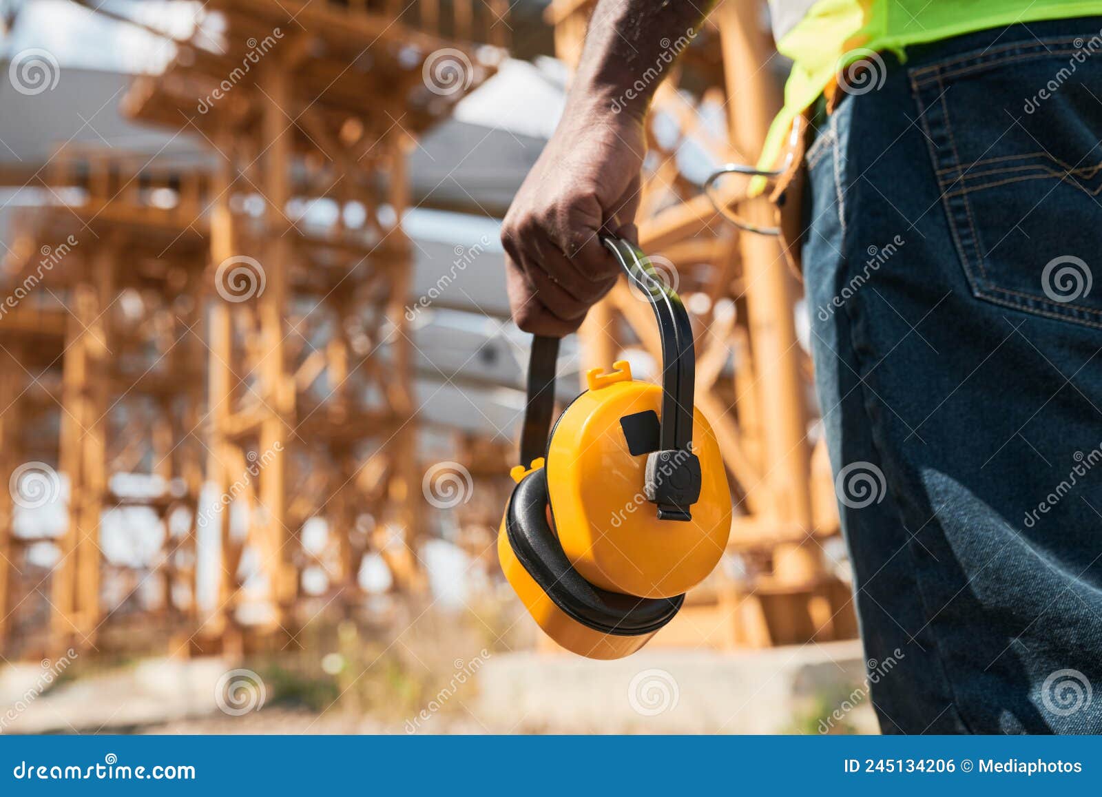 Engineers Standing at Construction Site Stock Photo - Image of building ...