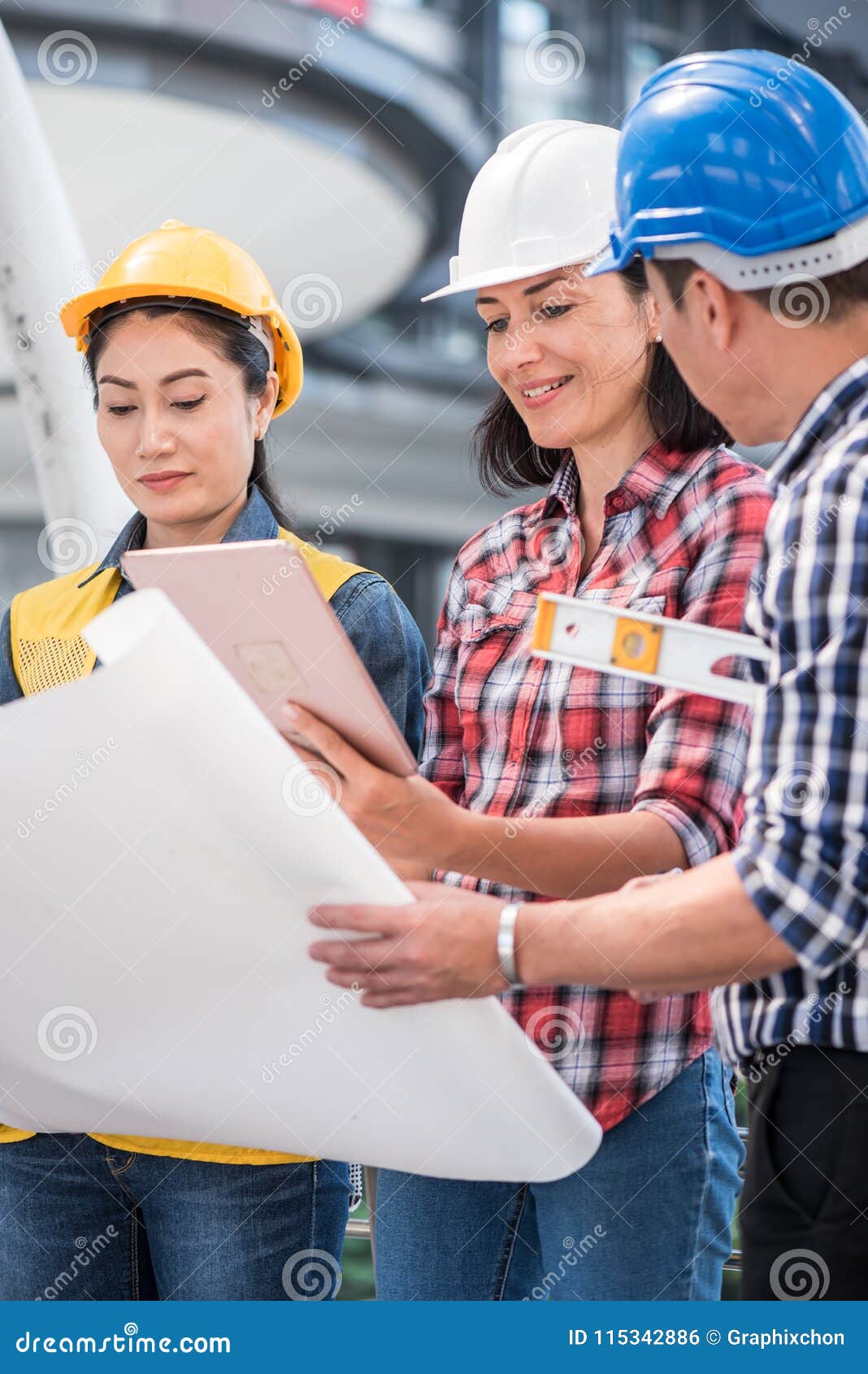 Engineer and Teamwork Meeting Stock Photo - Image of contact, building ...