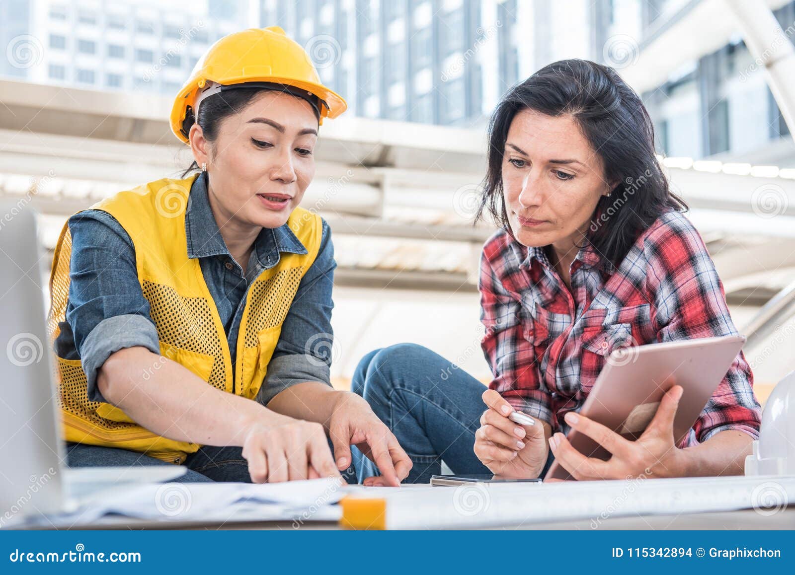 Engineering Working on New Project Stock Photo - Image of businessman ...