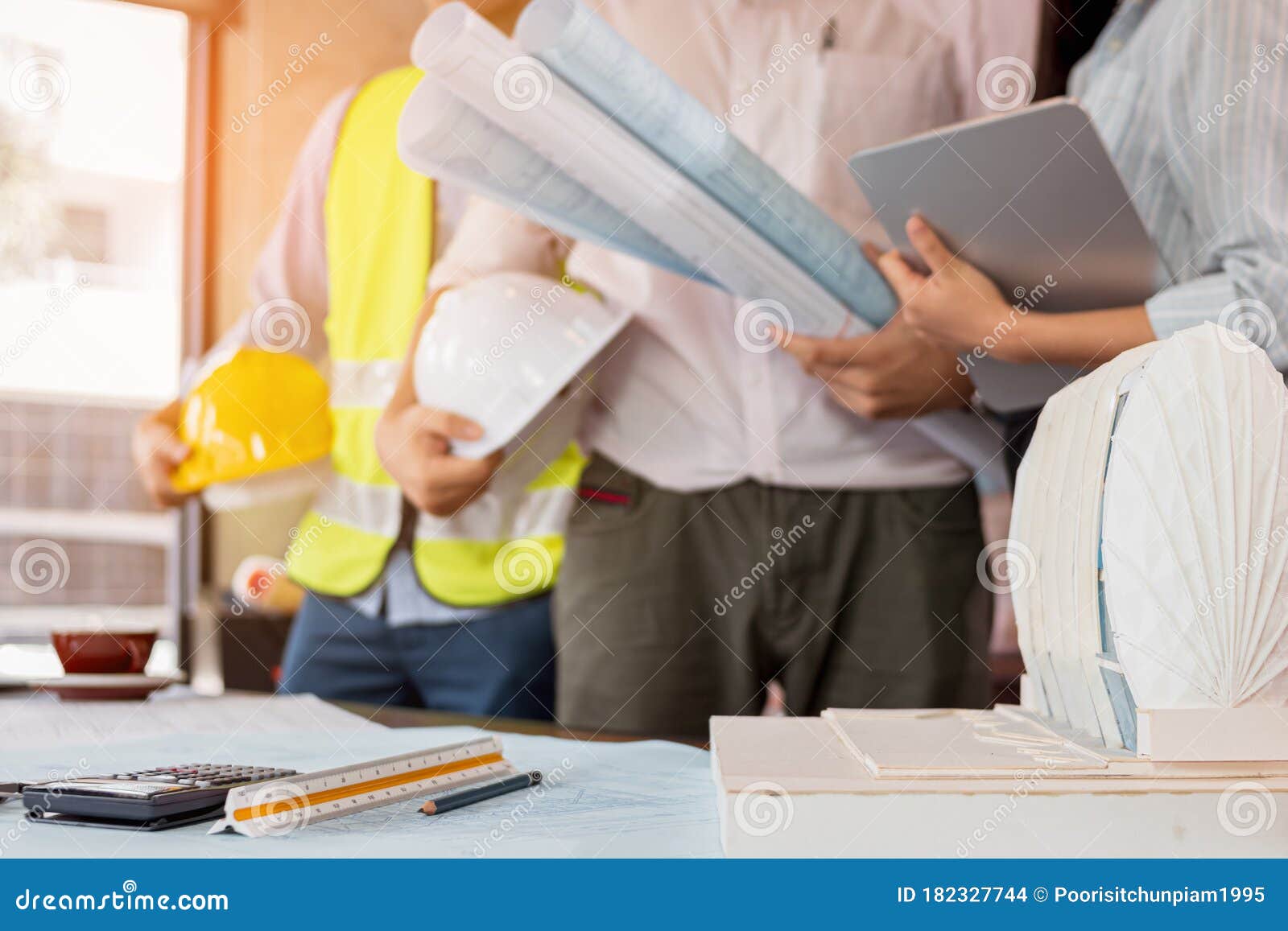 Engineers, Technician or Architect Concept. Startup Project Stock Photo ...