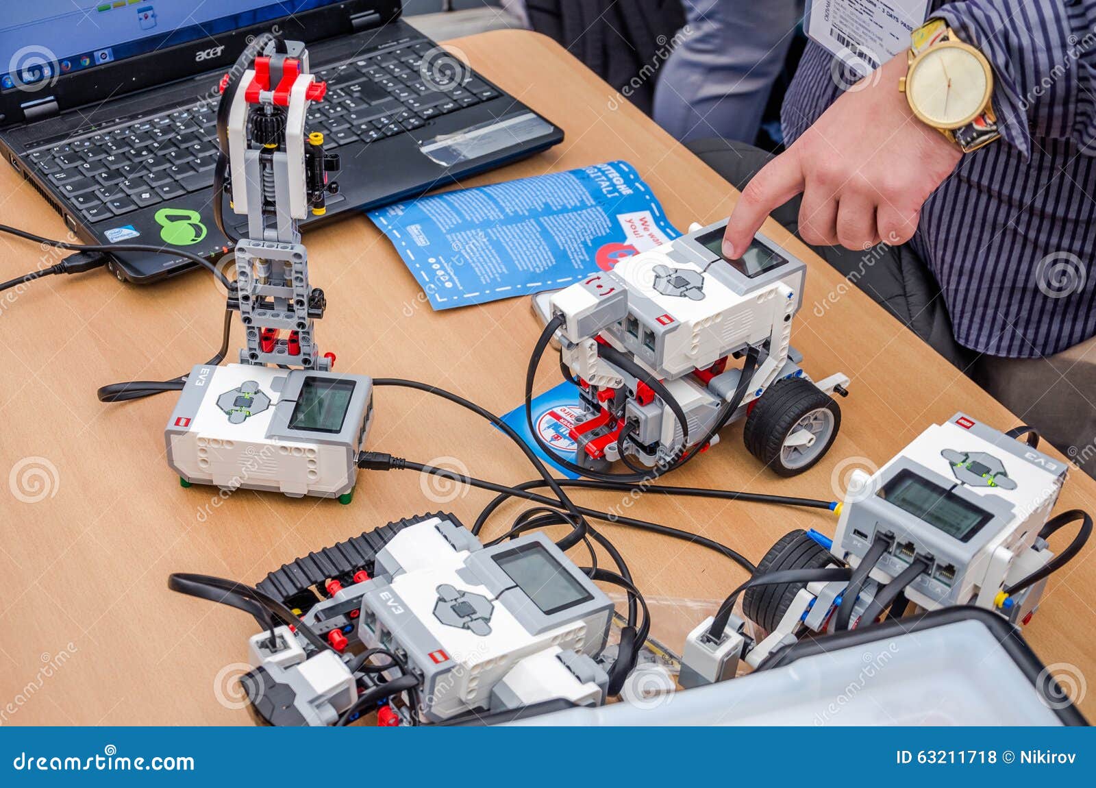 Engineers Tested Programmable Robots Lego Toys Editorial Stock Photo ...