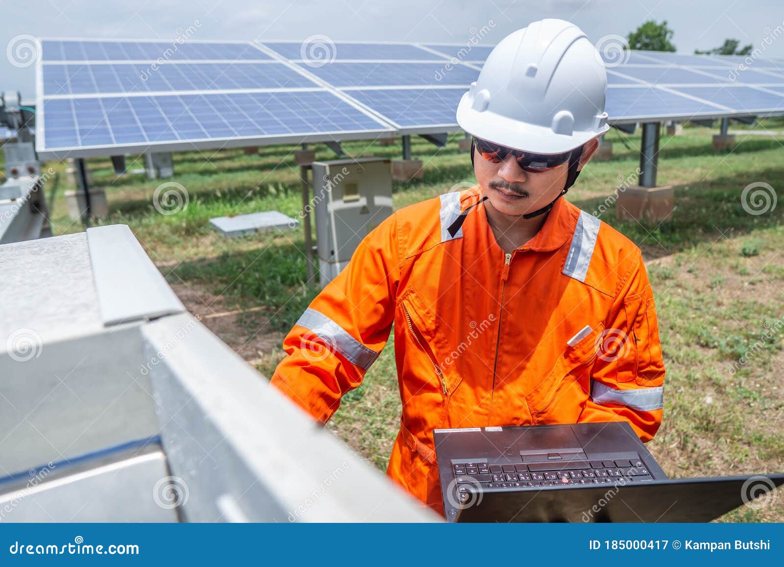 Engineers Used a Laptop for Checking the Performance of the Controller ...