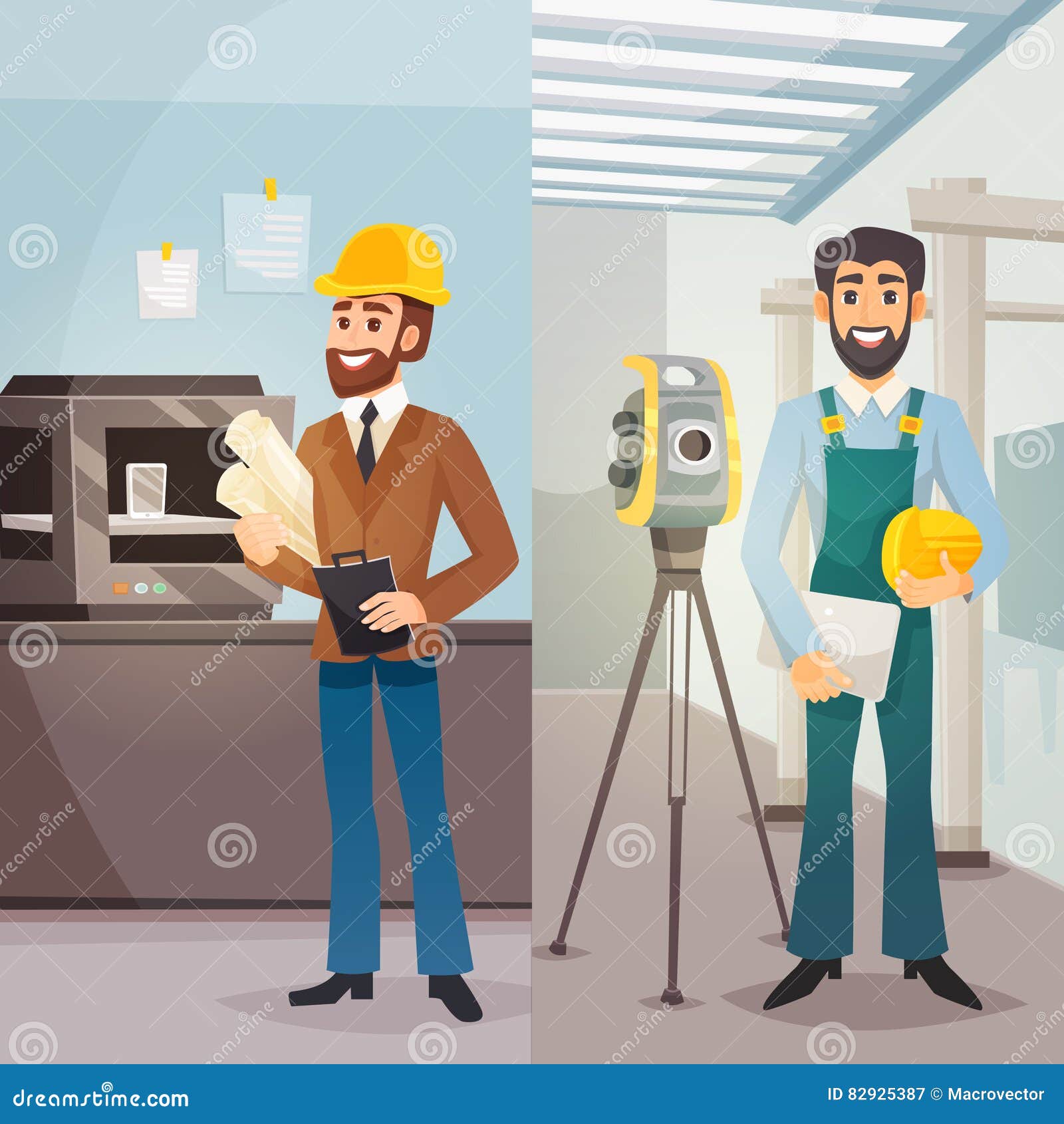 Engineers Vertical Banners Stock Illustrations – 6 Engineers Vertical ...