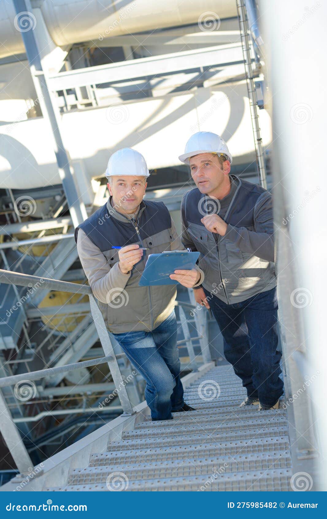 Engineers Walking Up Stairs Stock Photo - Image of people, running ...
