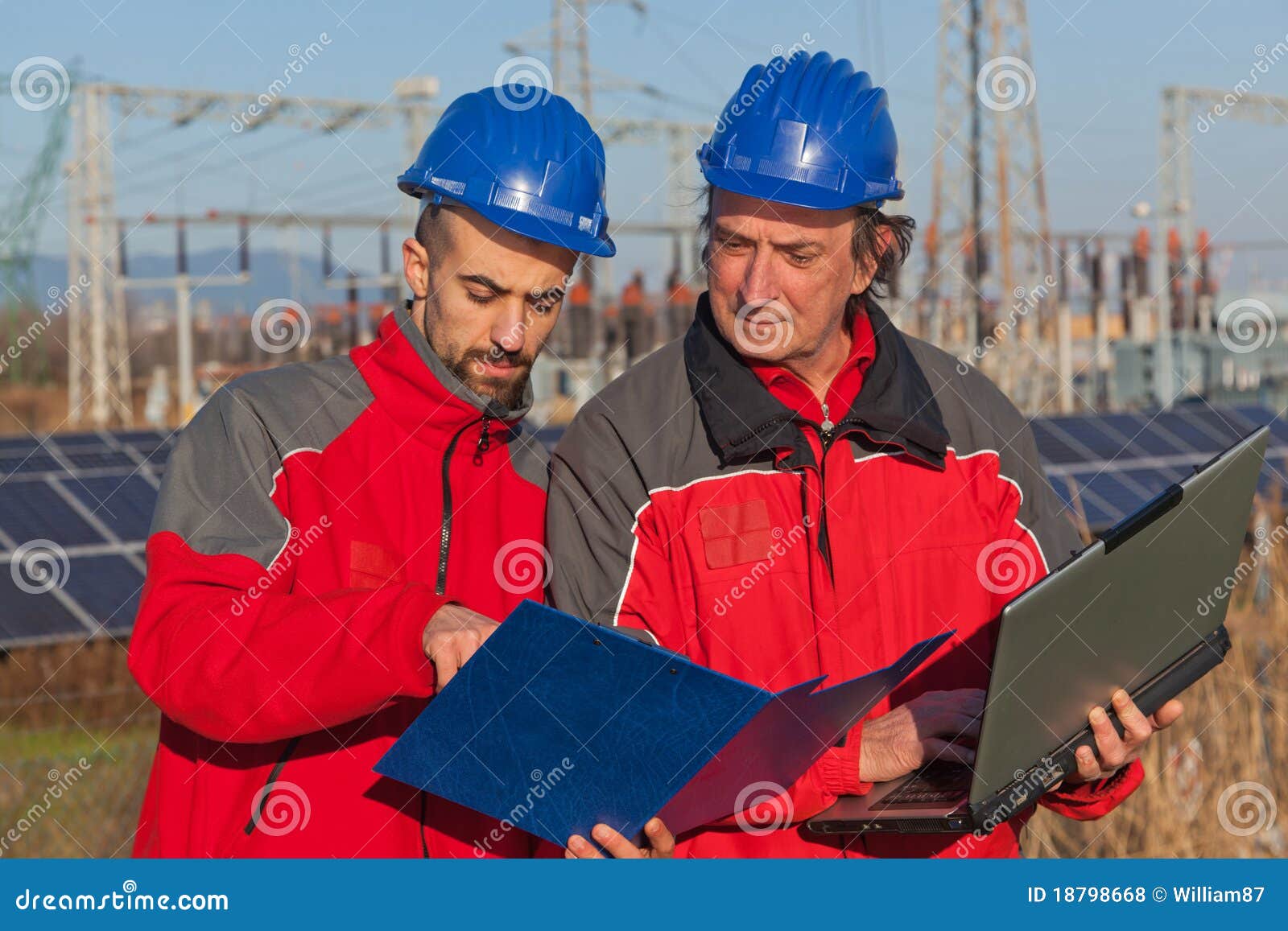 Engineers at Work stock photo. Image of foreman, environmental - 18798668