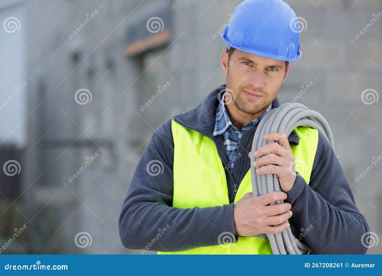 Engineers at Work Outside Factory Stock Image - Image of heavy, worker ...