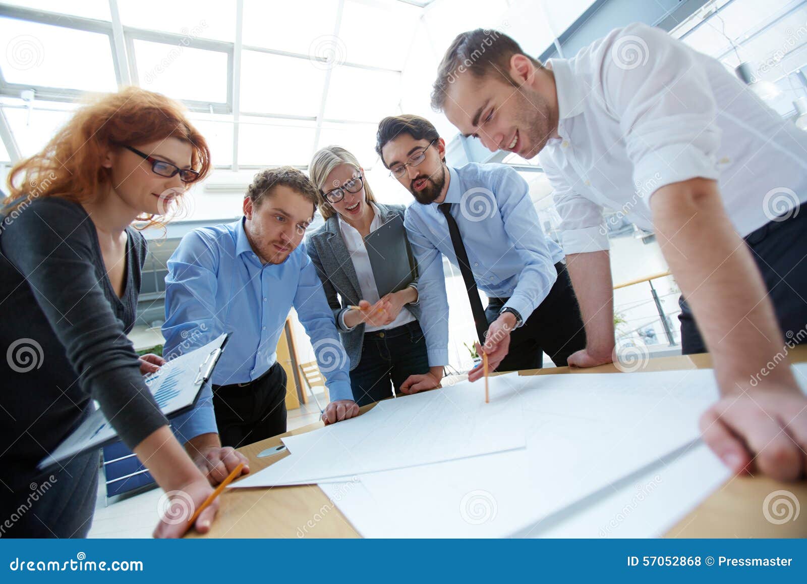 Engineers at work stock photo. Image of inside, formal - 57052868