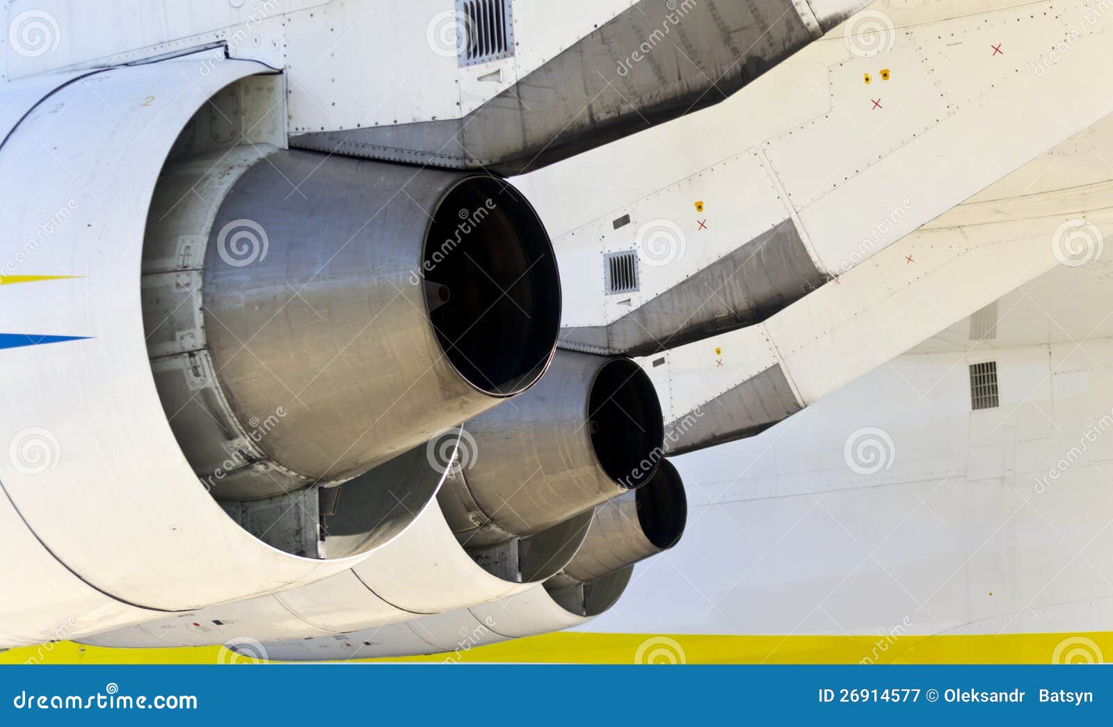 Engines Antonov an-225 stock image. Image of people, commercial - 26914577