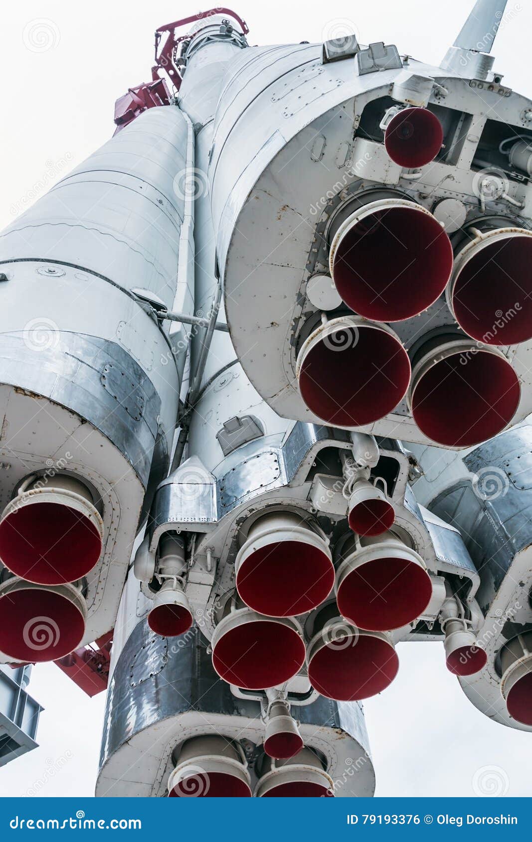 Missile Engines Of The First And Second Steps Of The Soyuz Rocket ...
