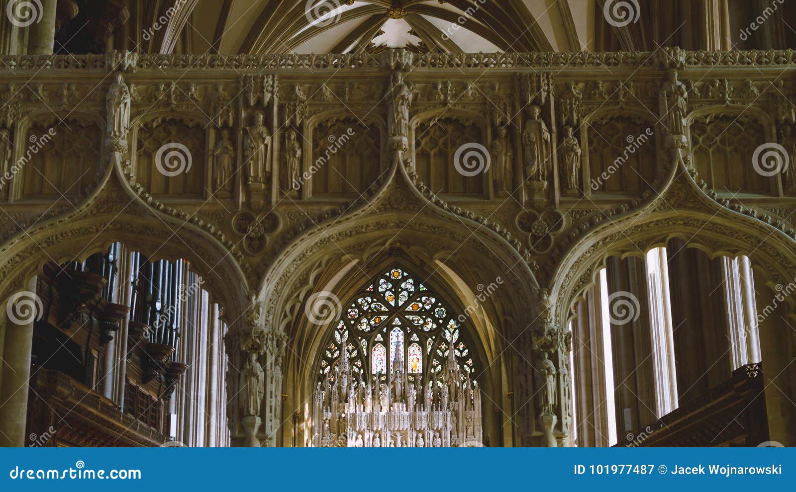 Rood Screen in Bristol Cathedral Editorial Photography - Image of ...