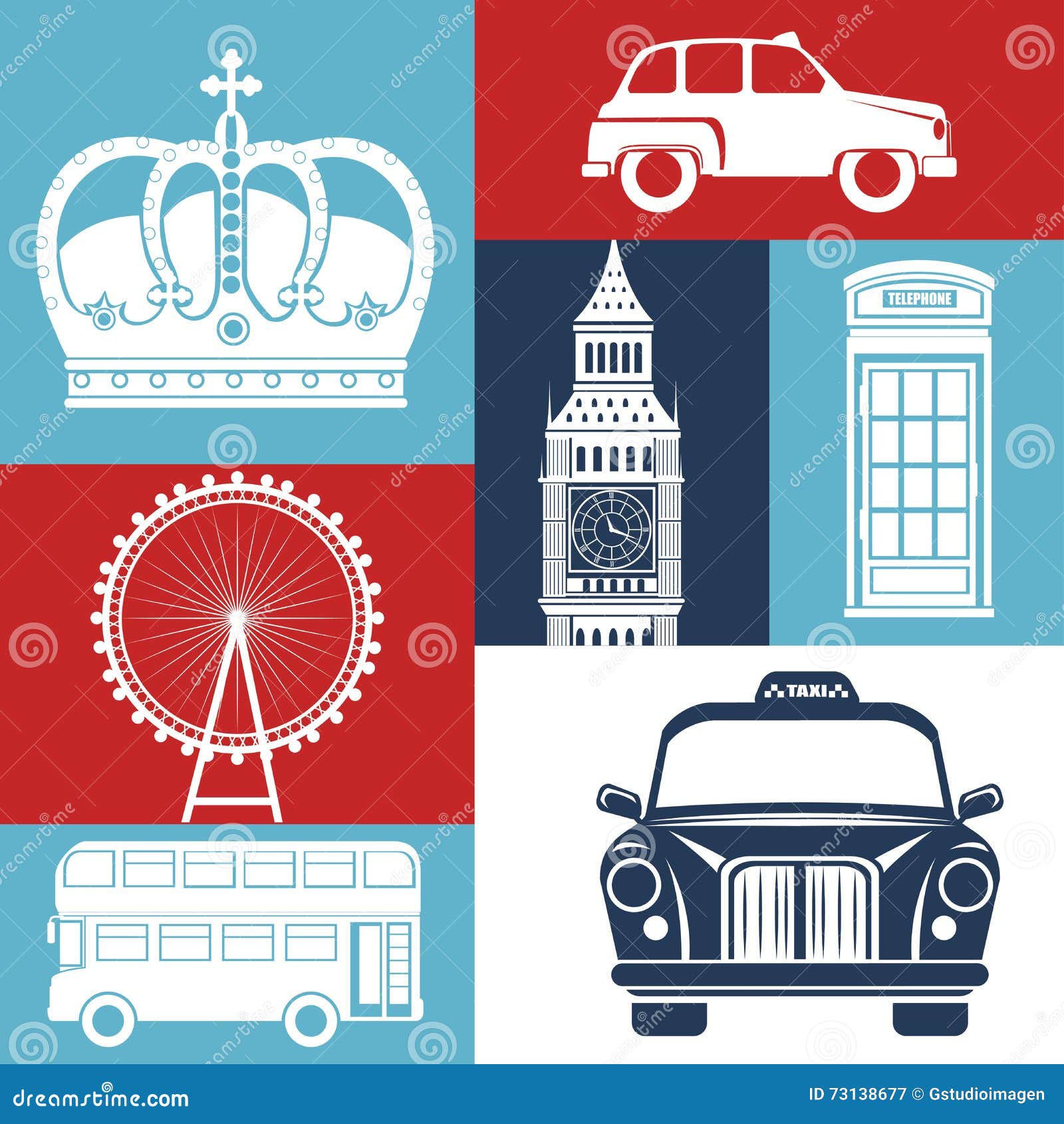 England culture design editorial photography. Illustration of iron ...