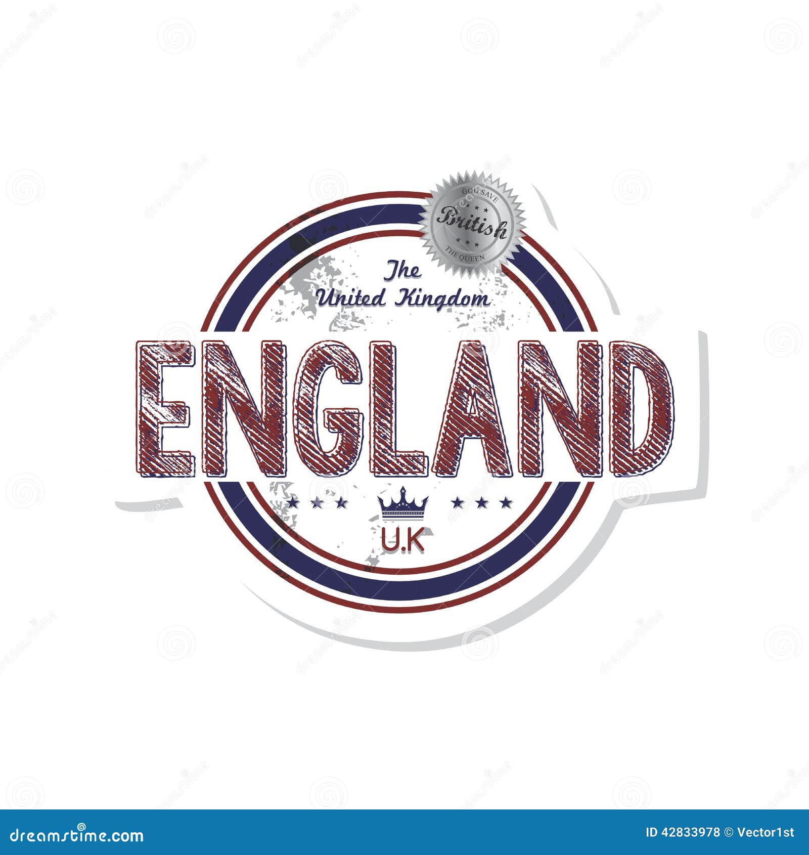 England emblem stock vector. Illustration of country - 42833978