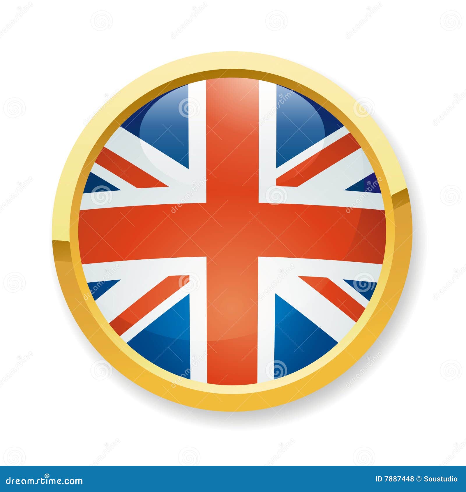 England flag button stock vector. Illustration of clipart - 7887448