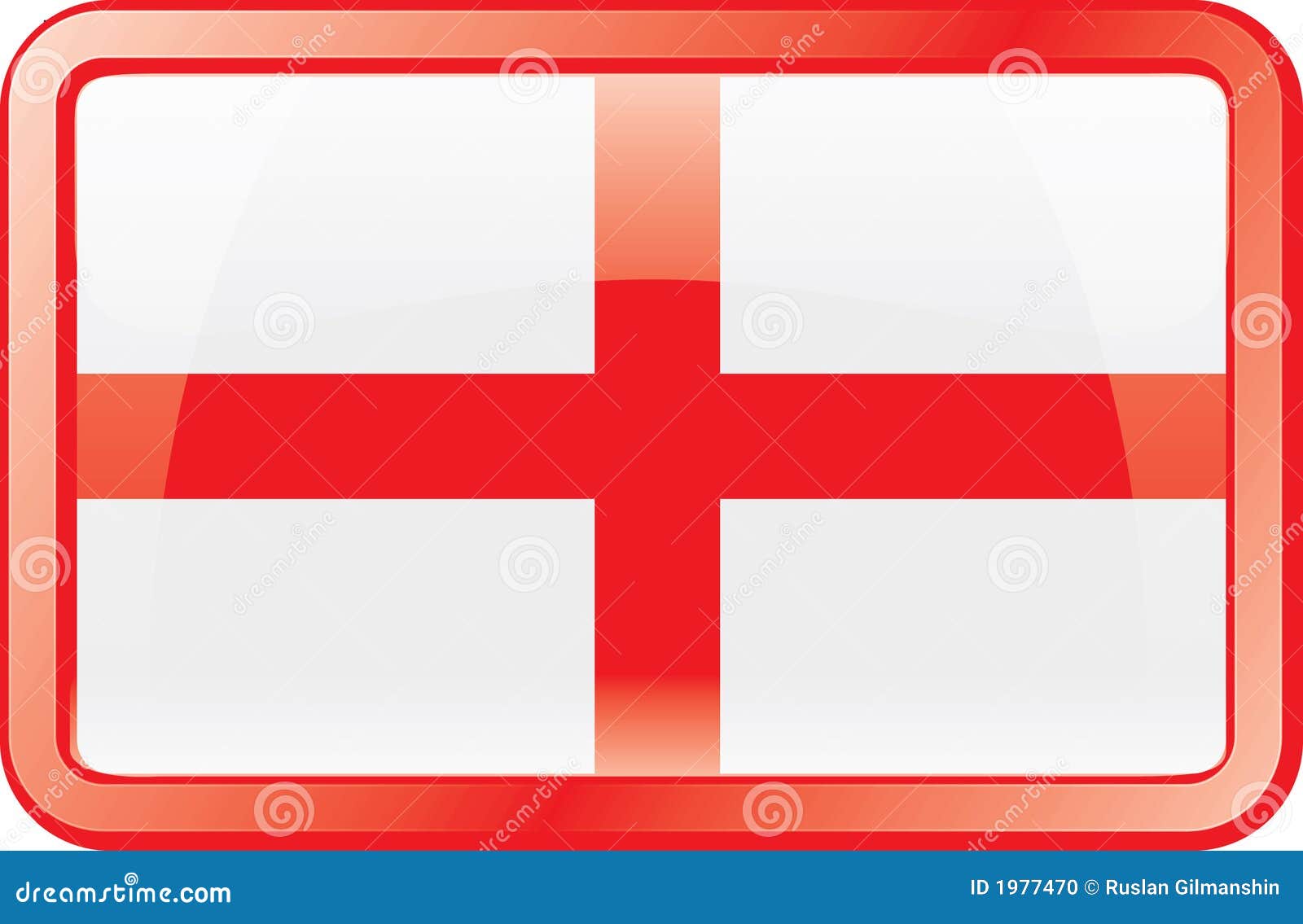 England Flag Icon stock vector. Illustration of unity - 1977470