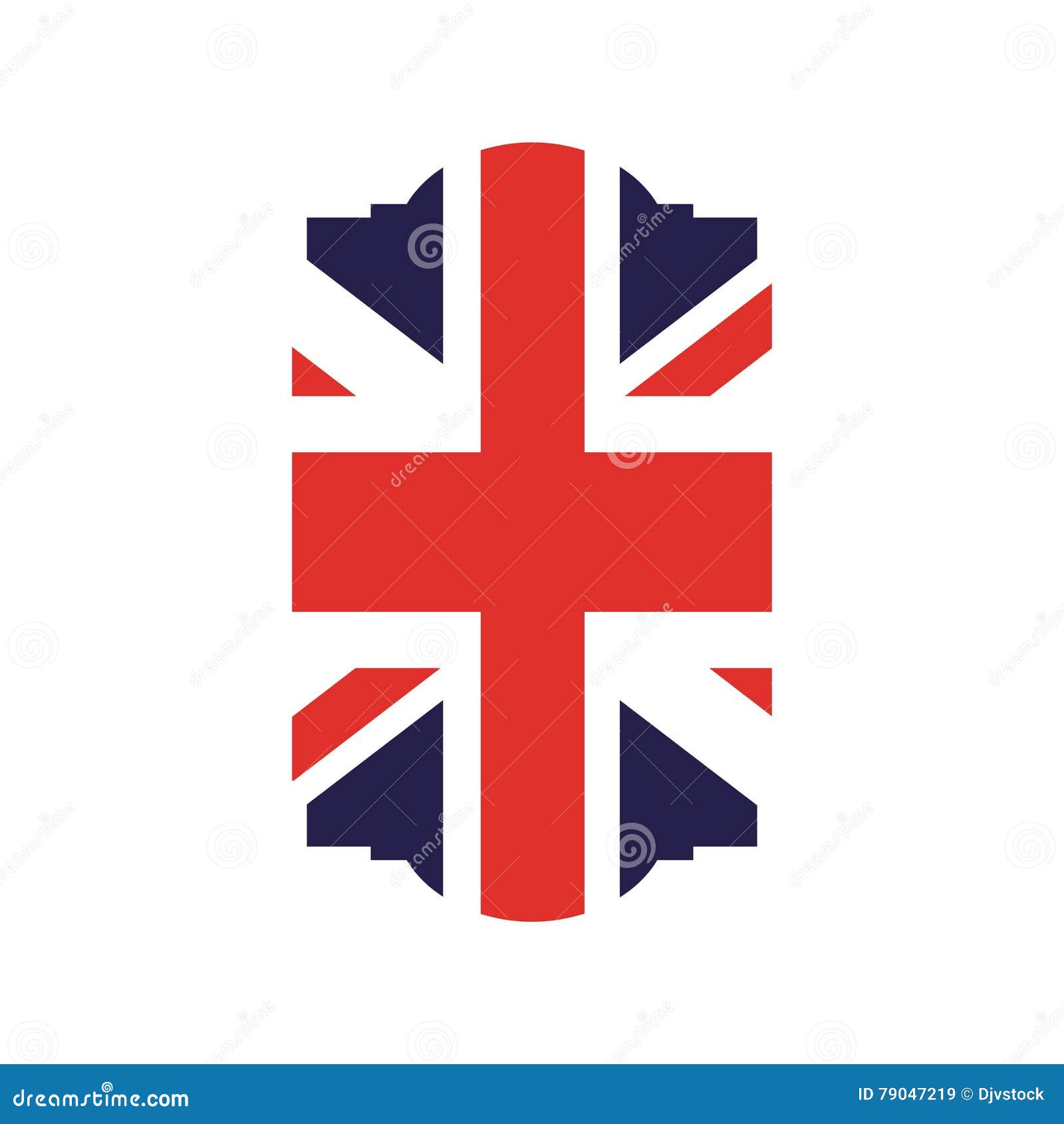 England flag isolated icon stock vector. Illustration of nation - 79047219