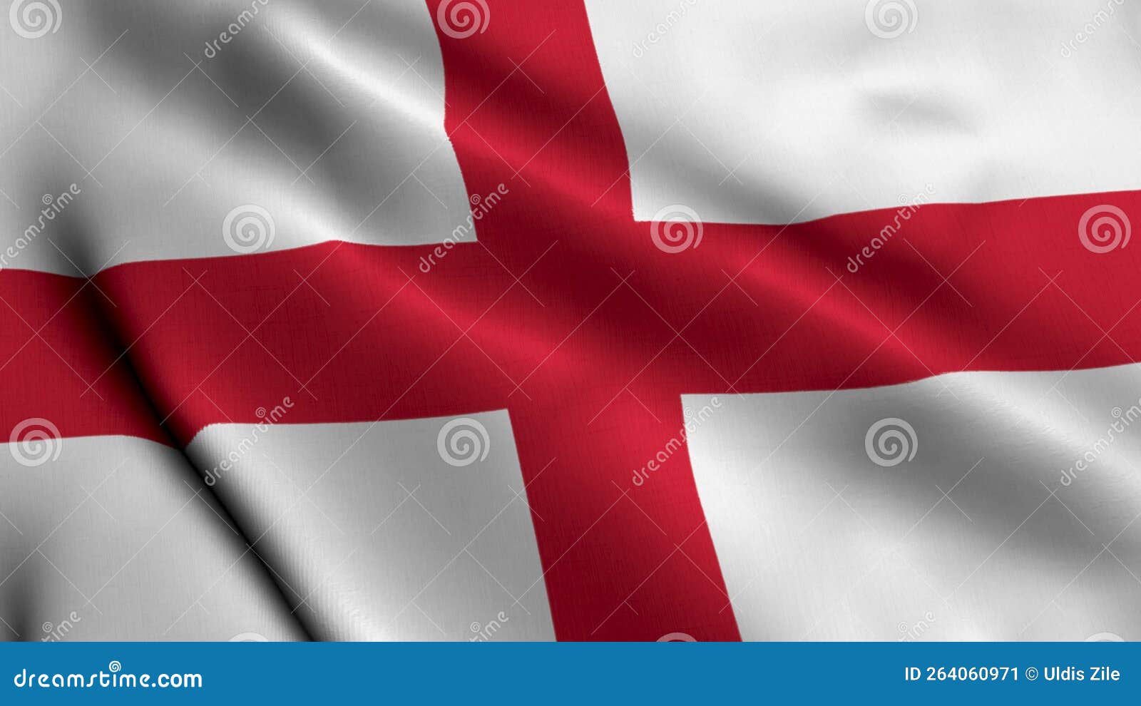England Flag, with Waving Fabric Texture. Real Satin Texture England ...