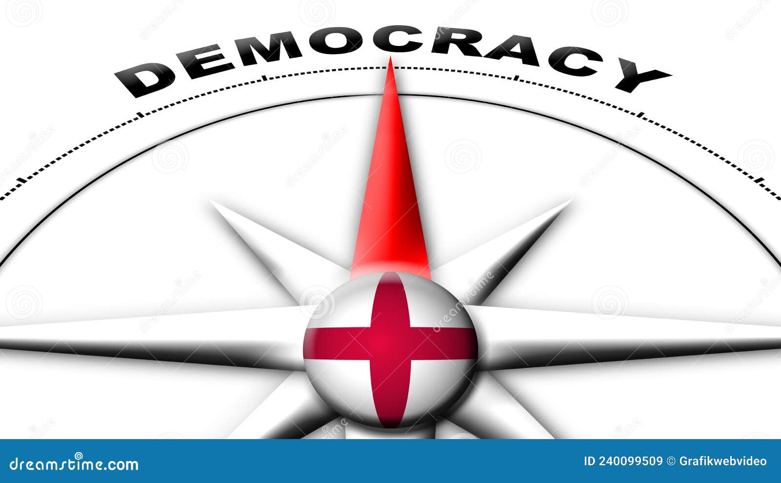 England Globe Sphere Flag and Compass Concept Democracy Titles Stock ...