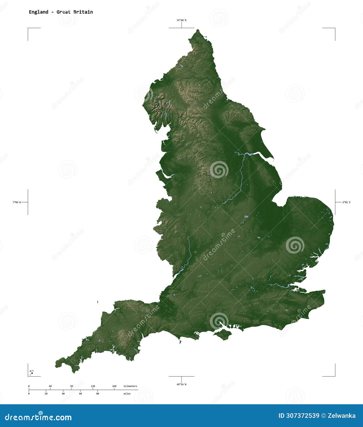England - Great Britain Shape on White. Pale Stock Illustration ...