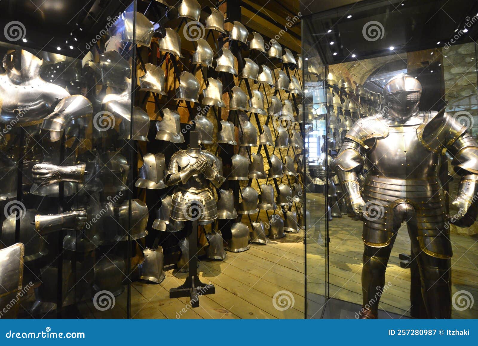 London, Armor Display in the White Tower in London Editorial ...