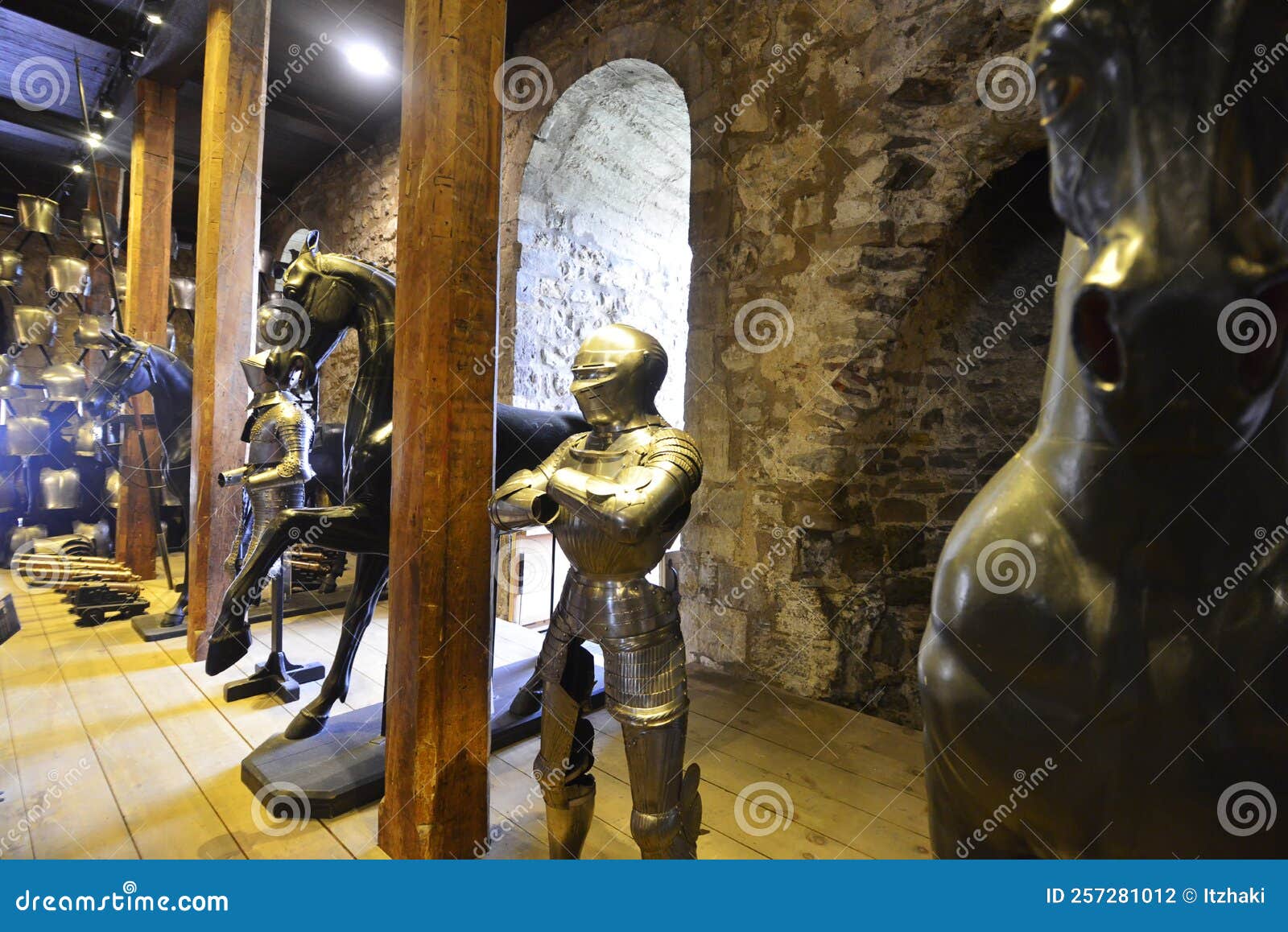 Armor Display in the White Tower in London Editorial Photography ...