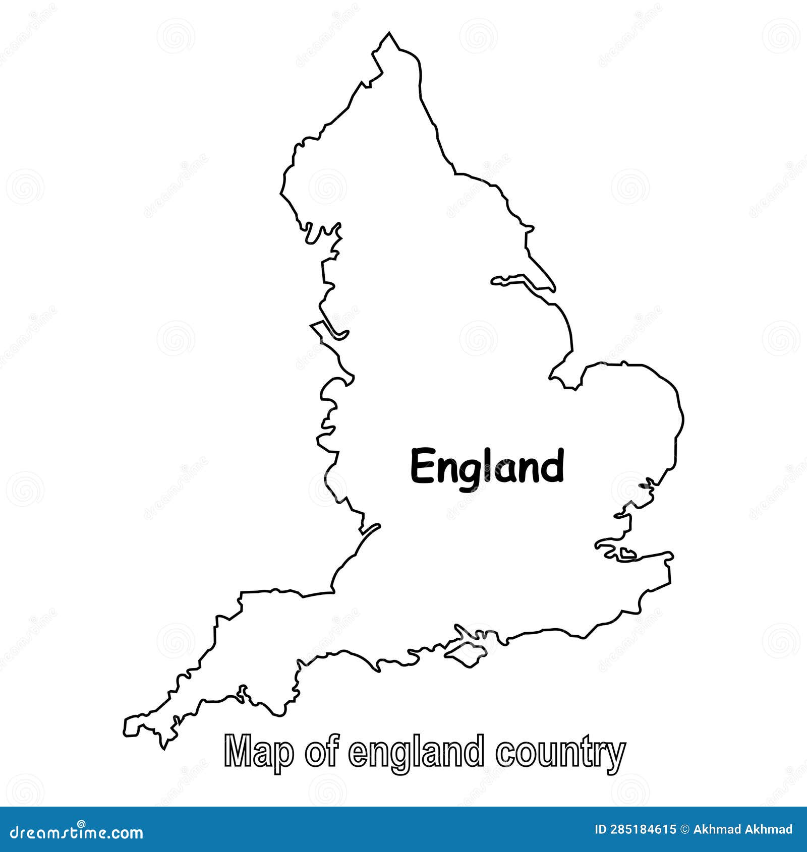England map icon stock vector. Illustration of graphic - 285184615