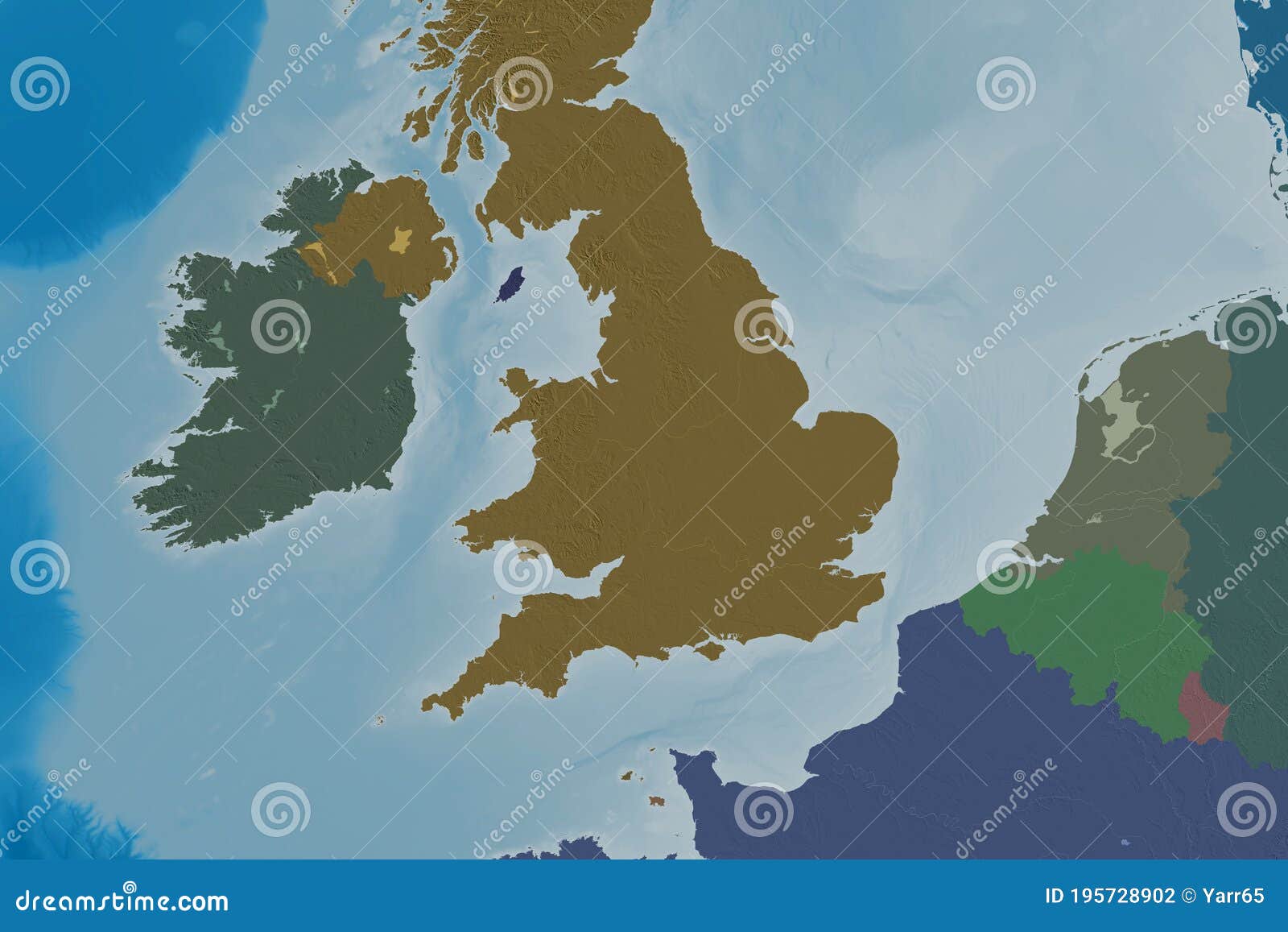 England Neighbourhood. Administrative Stock Illustration - Illustration ...