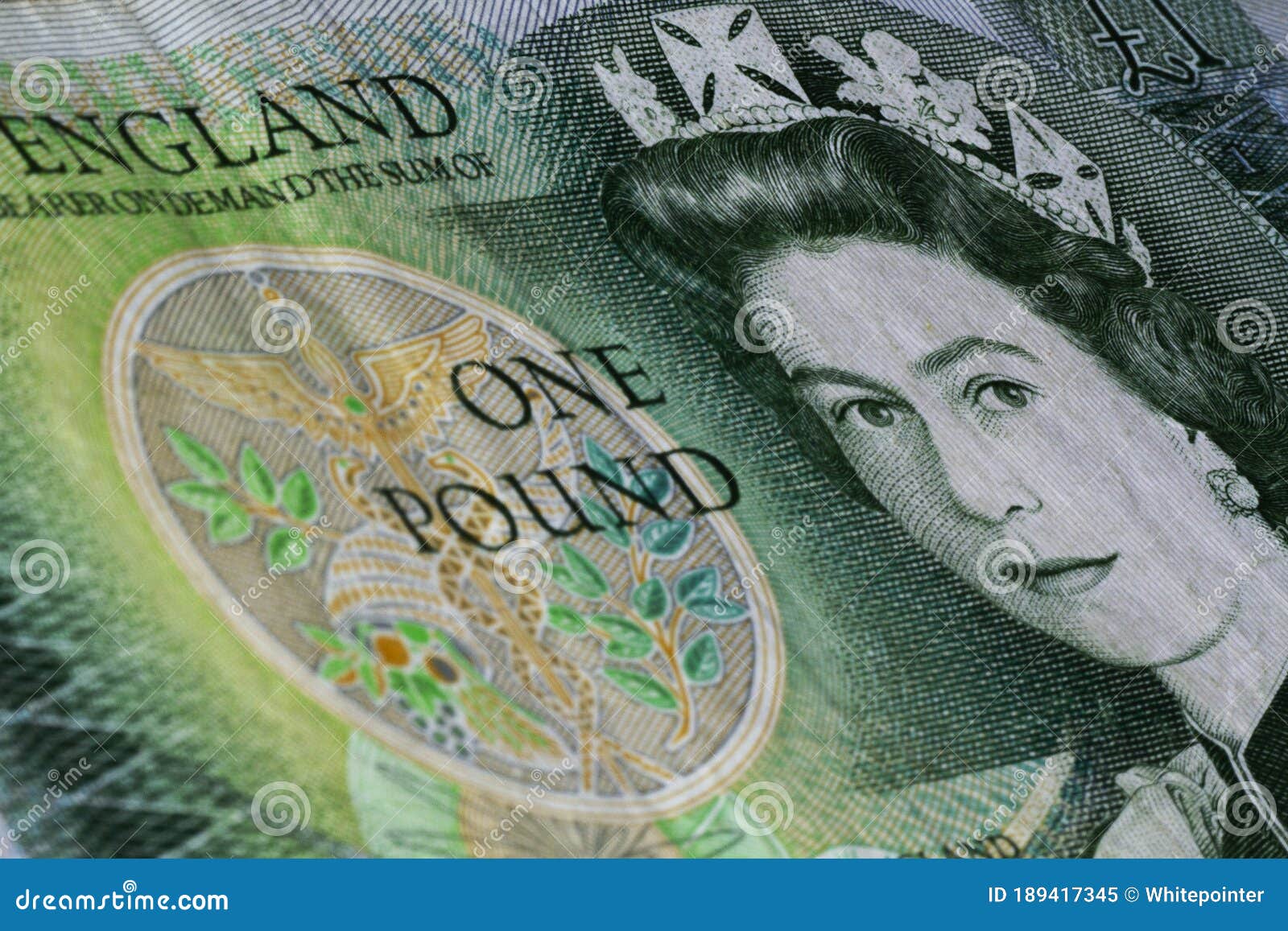 England One Pound Bank Notes Editorial Image - Image of business ...