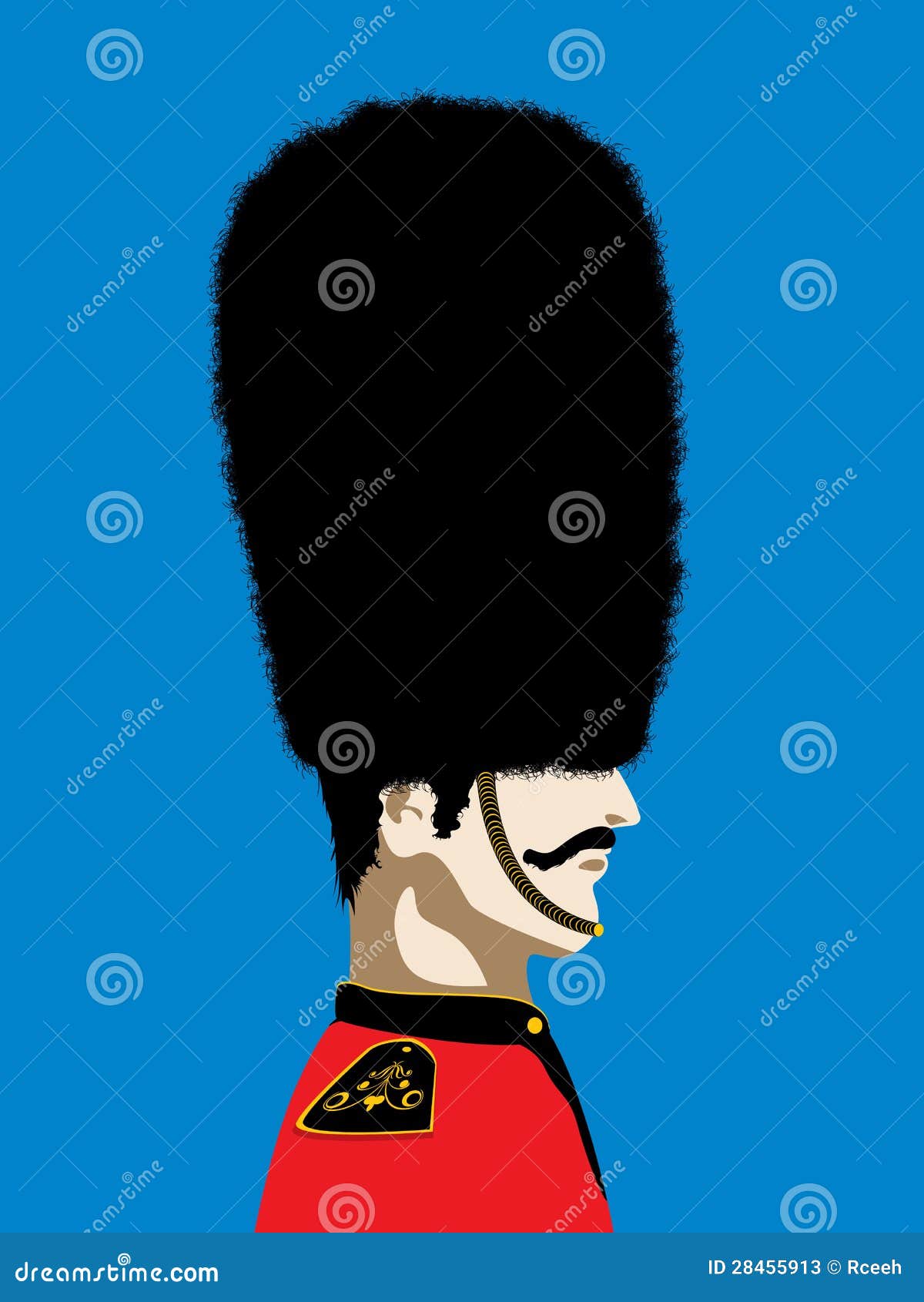 England Royal guard stock vector. Illustration of army - 28455913