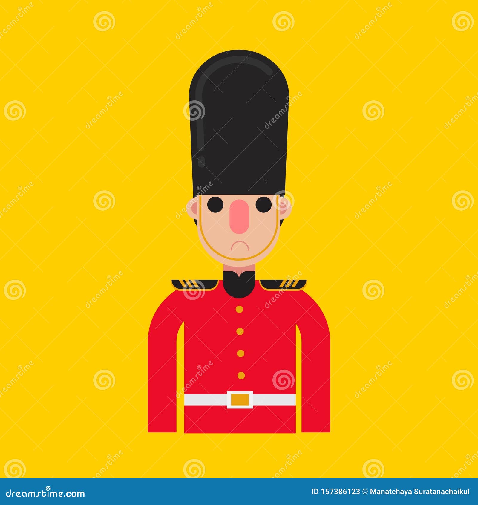 England soldier icon. stock illustration. Illustration of sign - 157386123