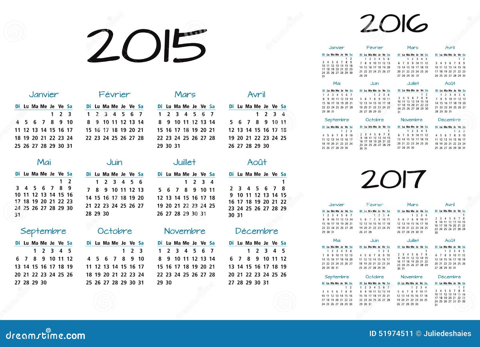 Englischer Kalender Blau Und Schwarz Stock Abbildung - Illustration von ...