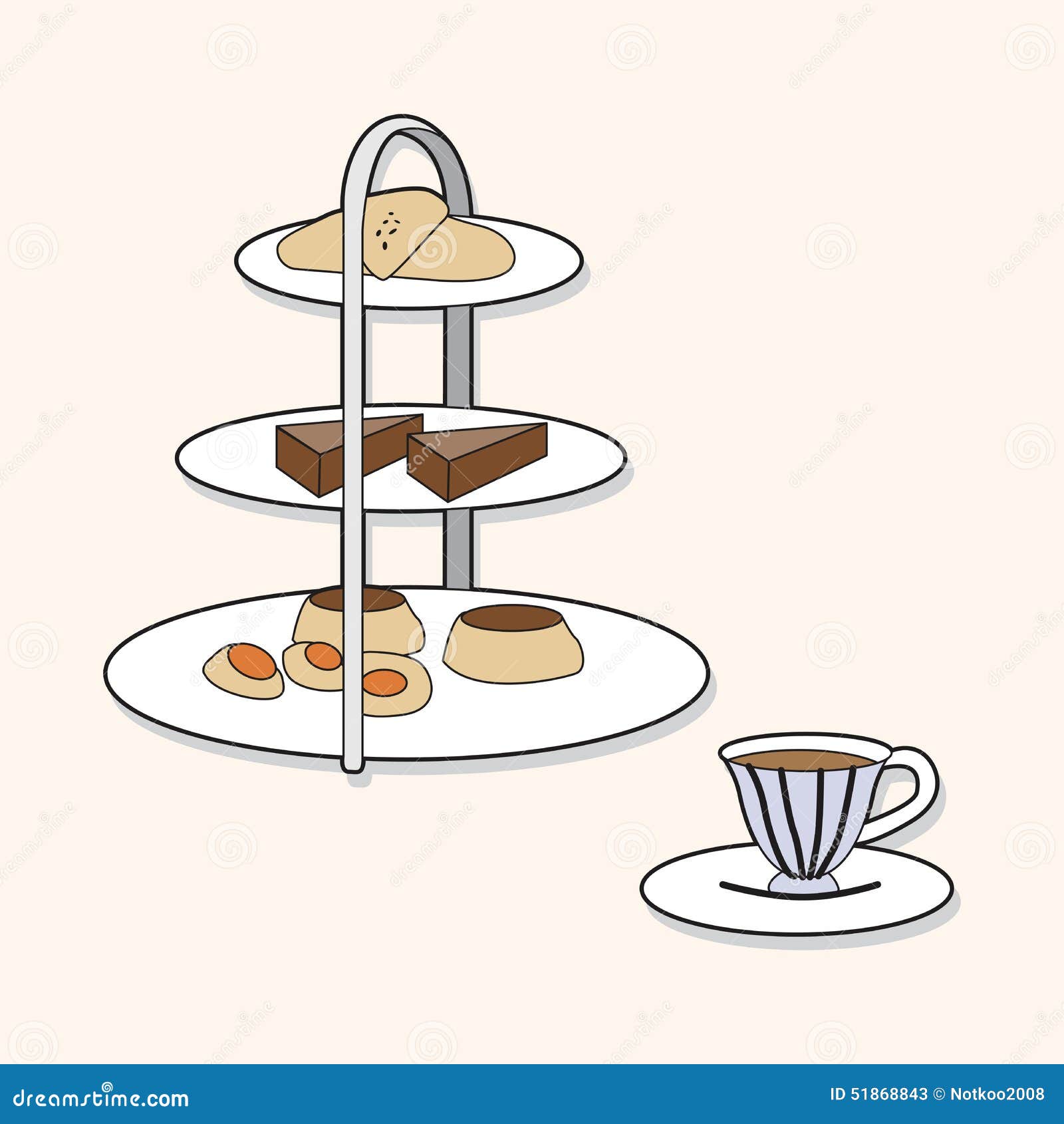 English Afternoon Tea Theme Elements Vector,eps Stock Vector - Image ...