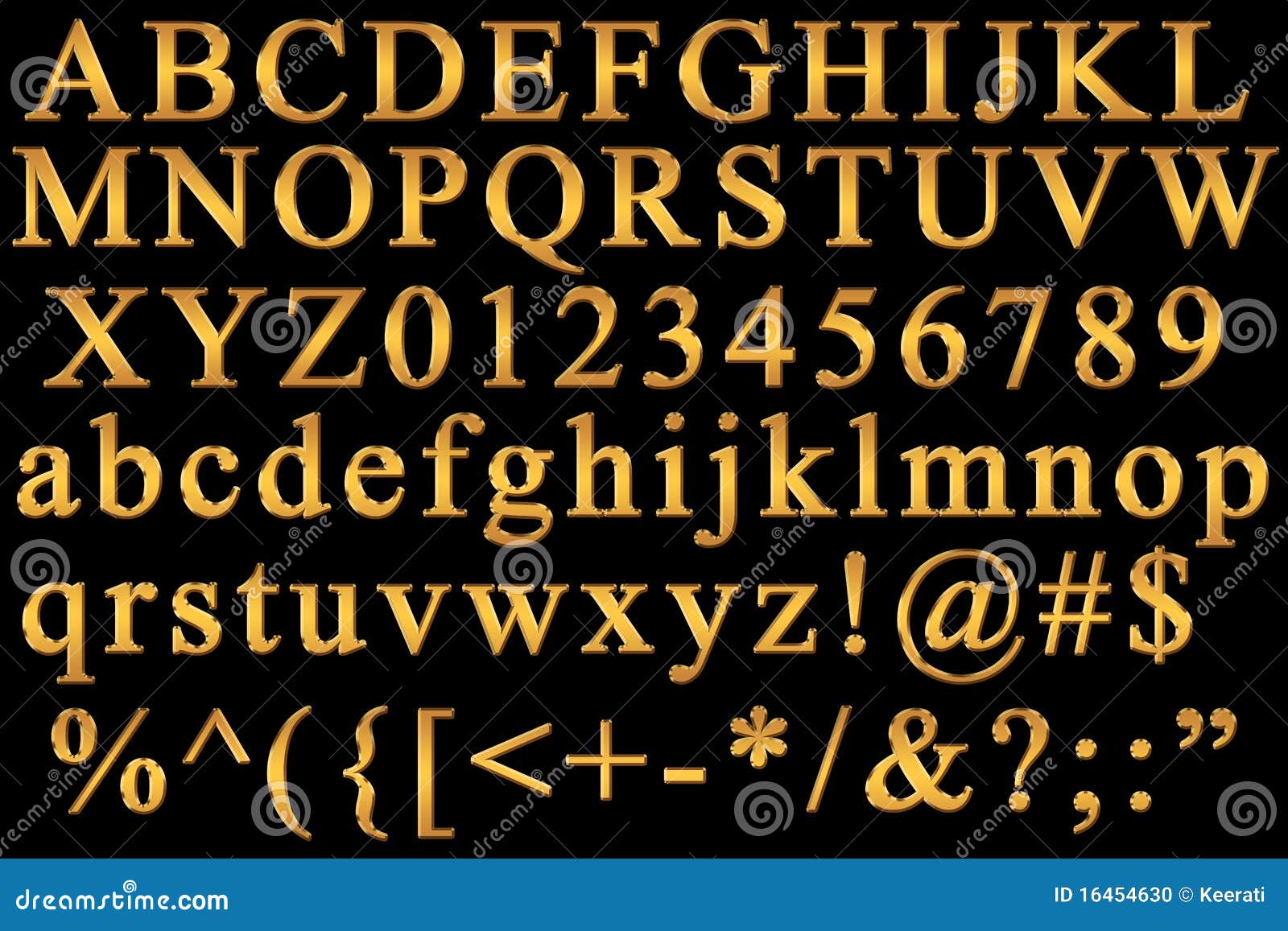 English alphabet stock illustration. Illustration of character - 16454630