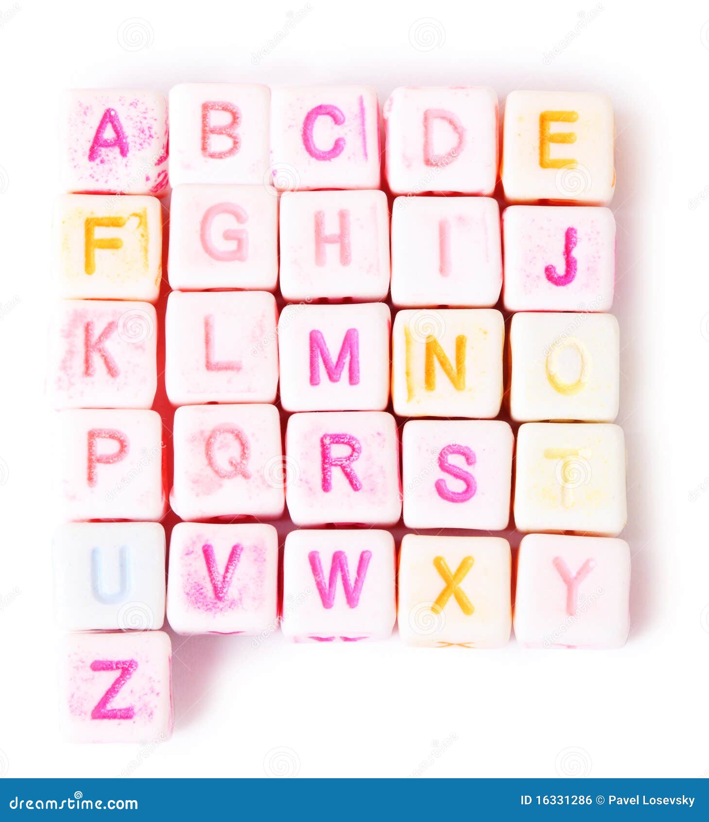 English Alphabet Colored Cubes Stock Photo - Image of blue, early: 16331286