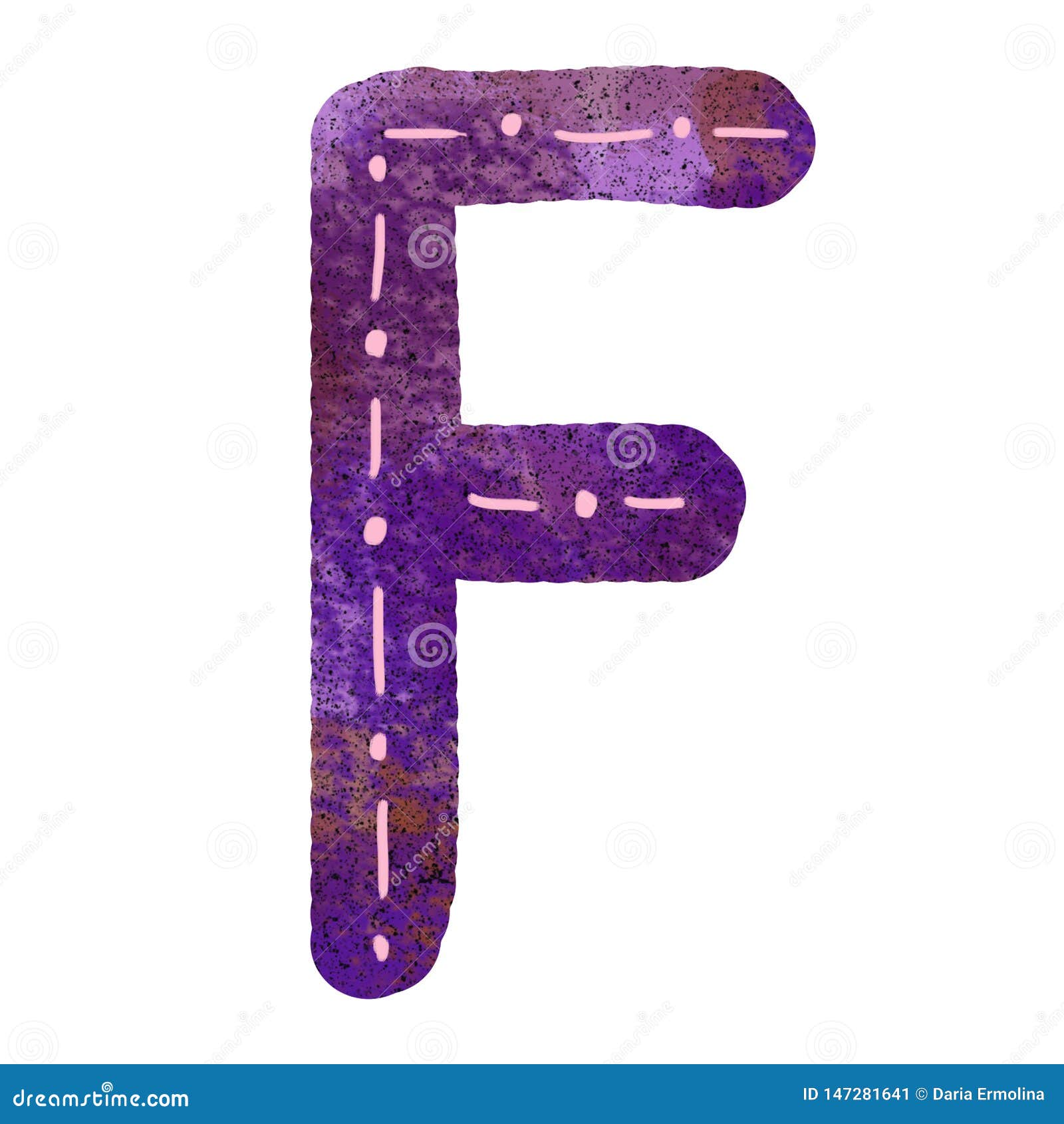 English alphabet letter f stock illustration. Illustration of texture ...