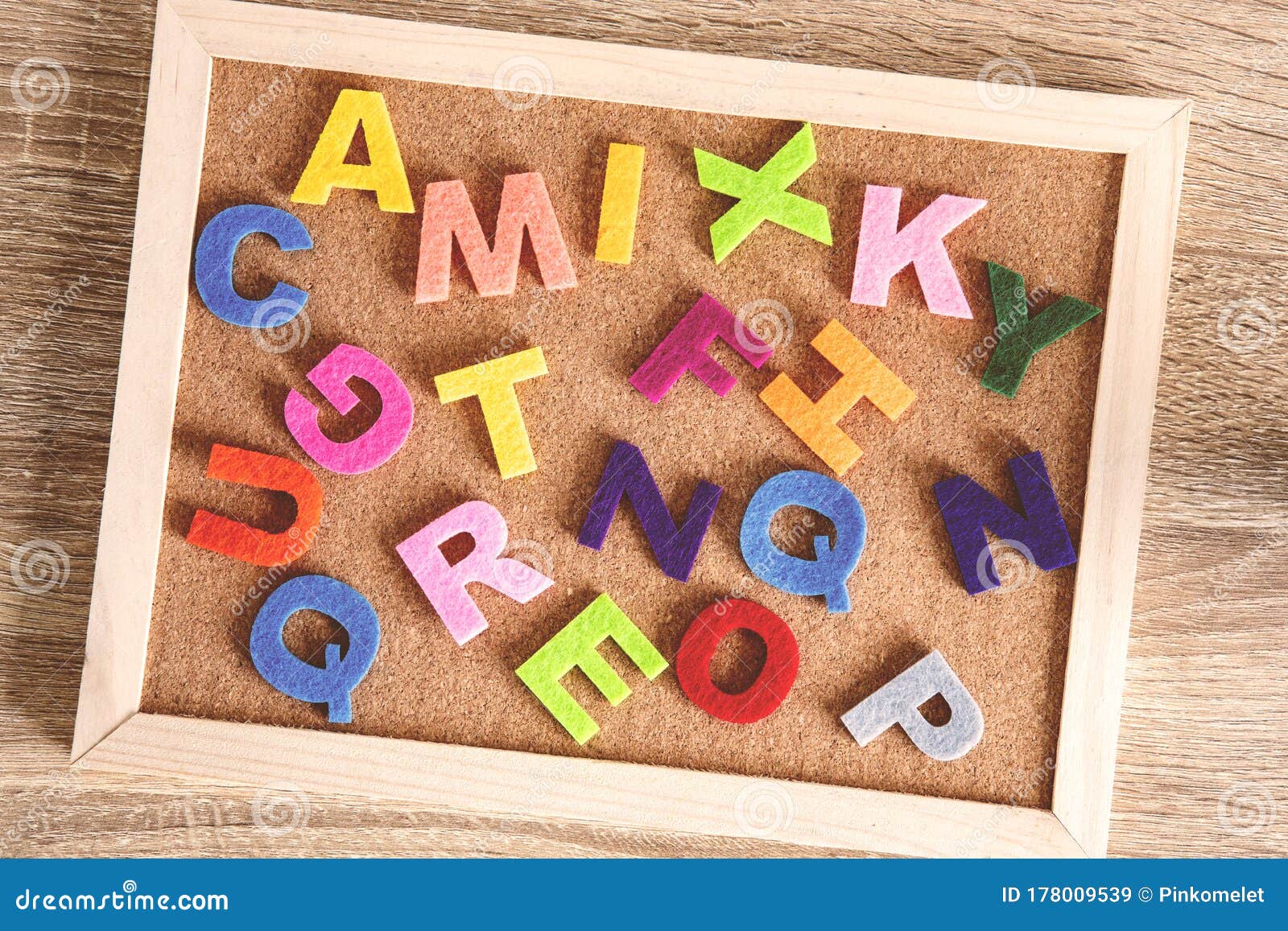 English Alphabet Place on Board , English Language Learning Concept ...