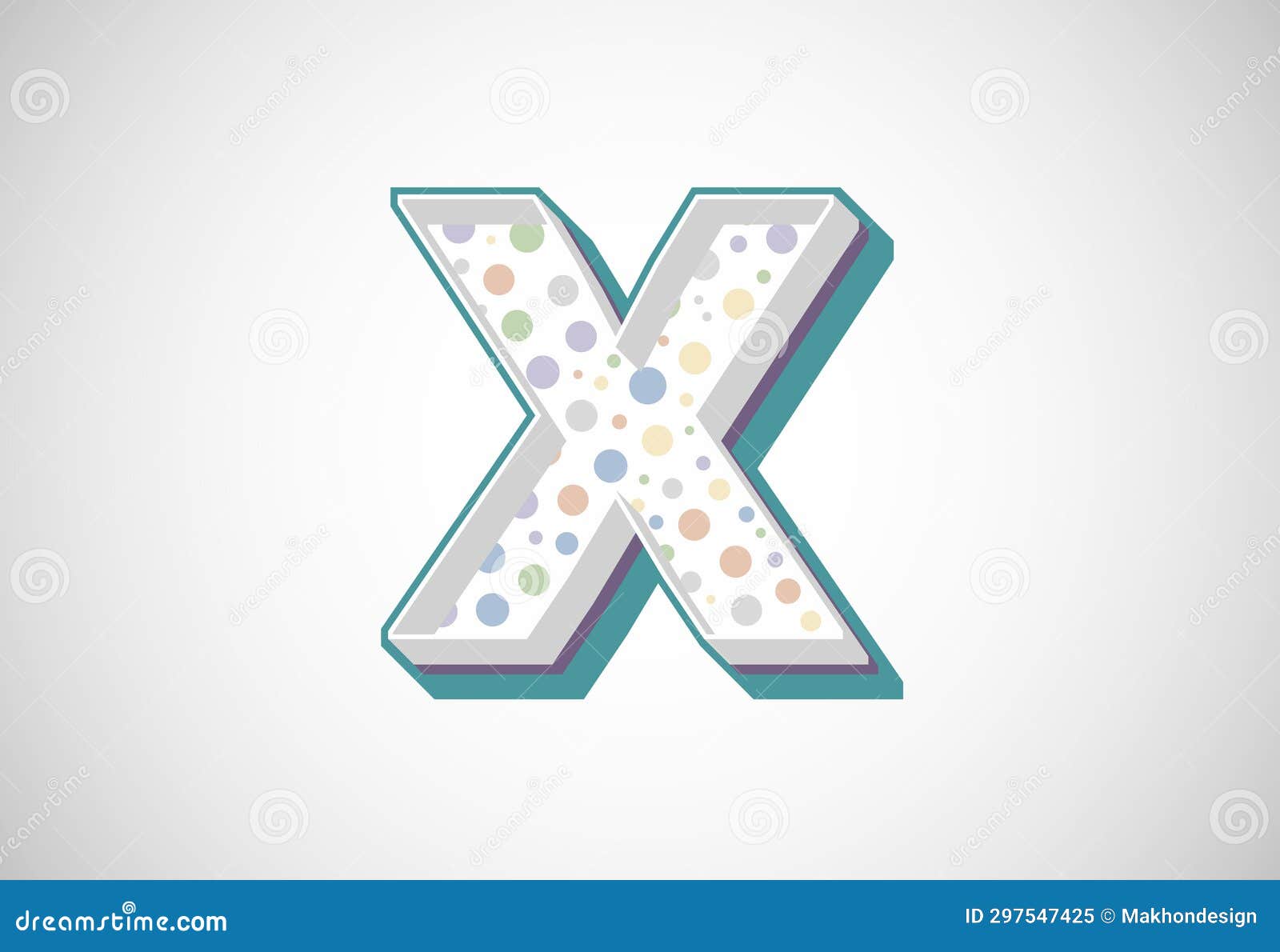 English Alphabet X. Retro Style Bold Modern Vector Alphabet Design ...