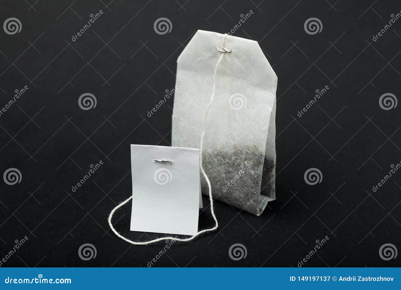English Black Tea in a Paper Bag Stock Image - Image of natural, macro ...