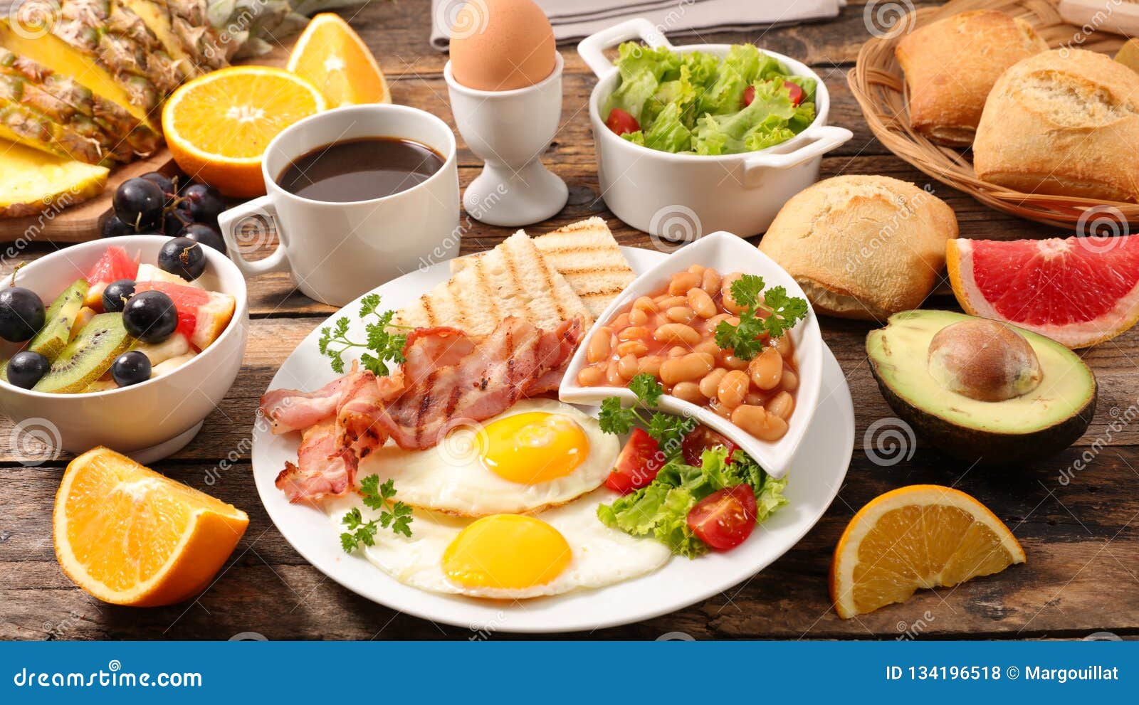 English Breakfast Composition Stock Photo - Image of bacon, ingredient ...