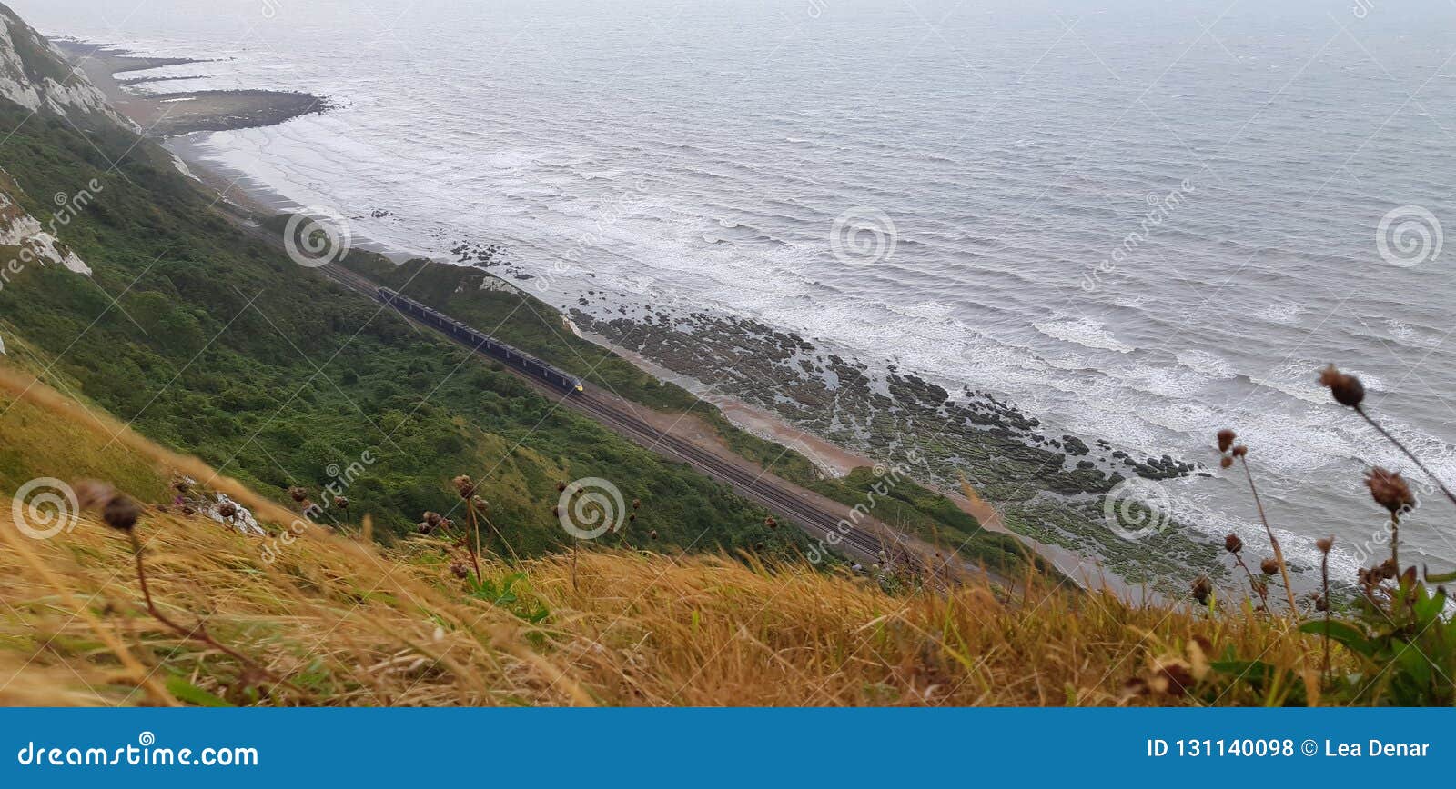English channel view stock photo. Image of landscape - 131140098