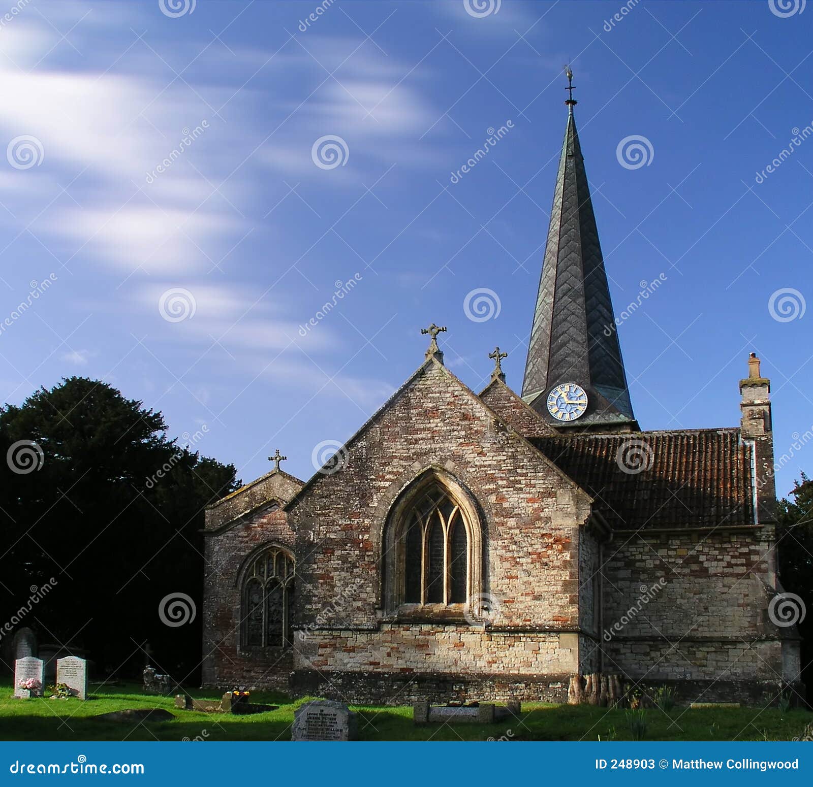 English Church stock image. Image of spire, tower, building - 248903