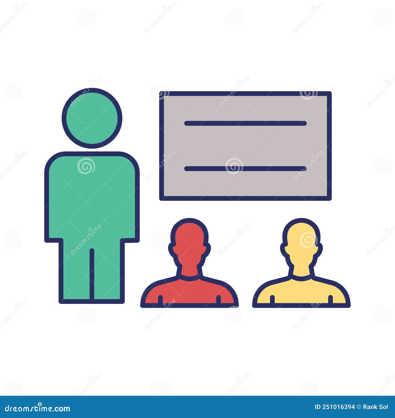 English Class Vector Icon Which Can Easily Modify or Edit Stock Vector ...