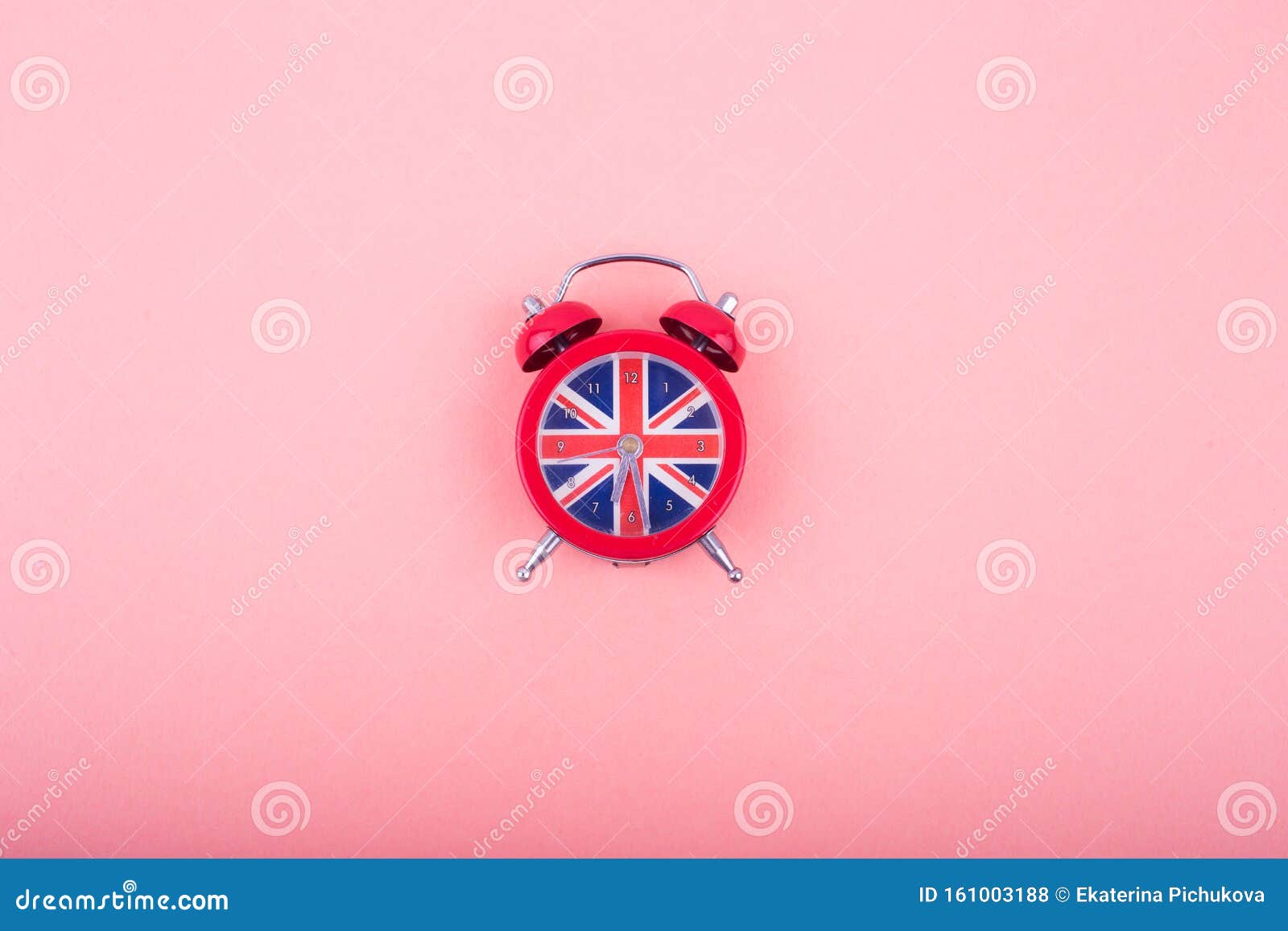 English Clock with the Colors of the British Flag. Time To Learn ...