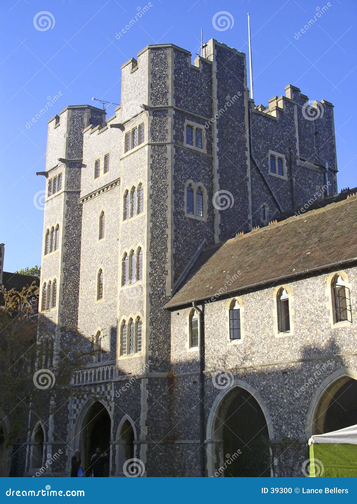 English Old College At Barrio De Las Letras, Downtown Madrid, Spain ...