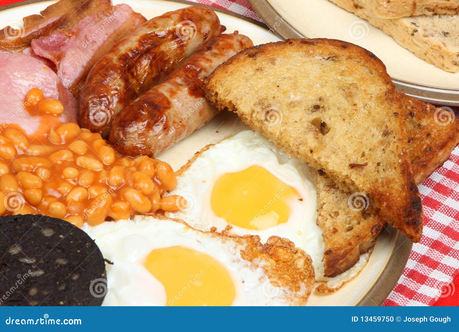 English Cooked Breakfast stock photo. Image of eggs, meal - 13459750