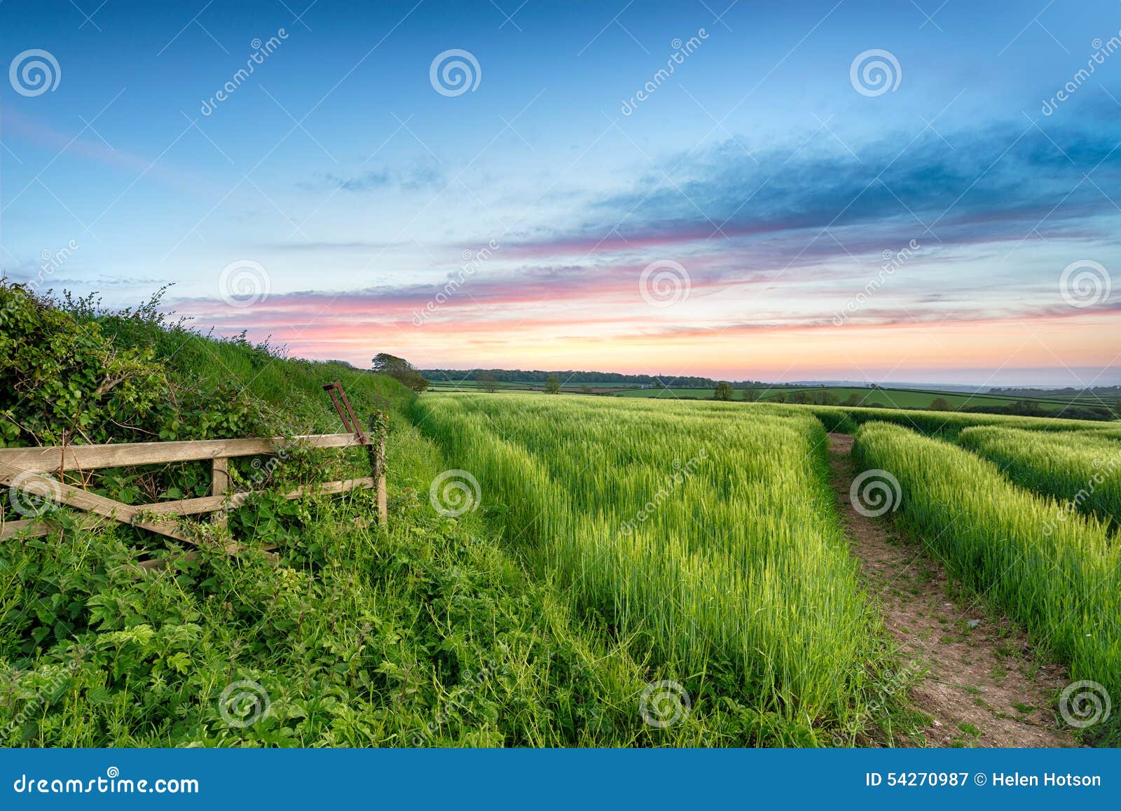 English Countryside stock image. Image of clouds, countryside - 54270987