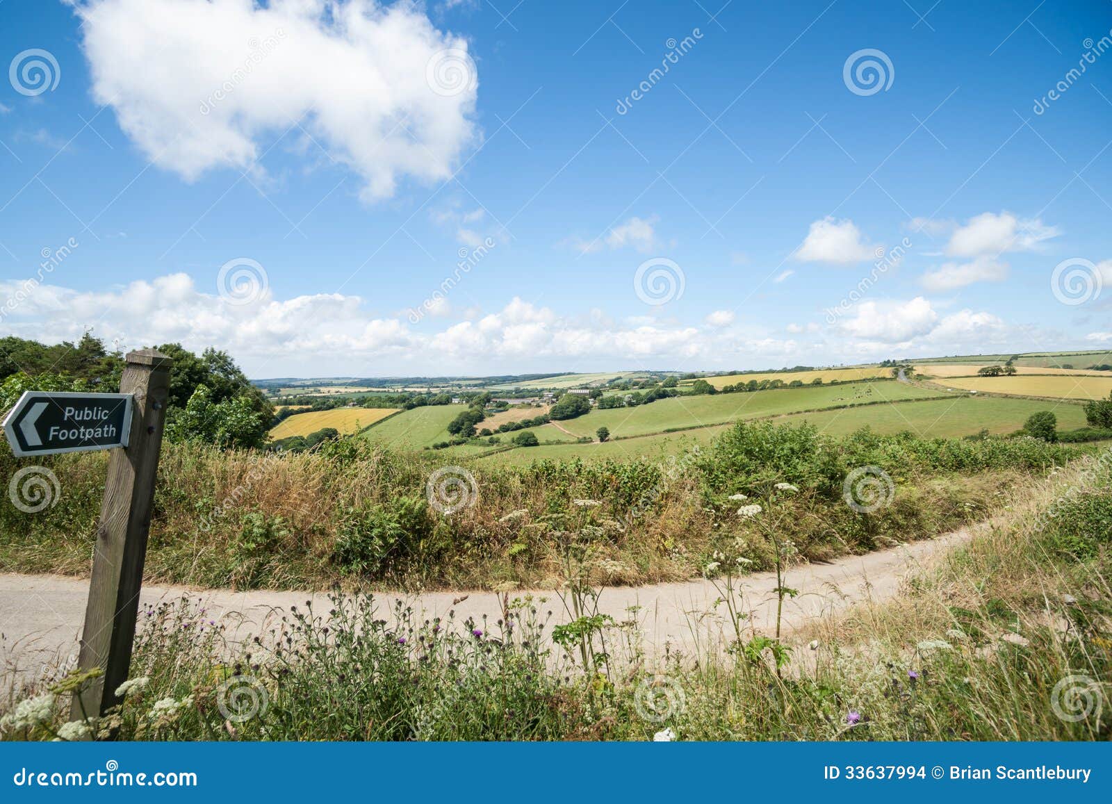 English countryside stock photo. Image of landscape, summer - 33637994