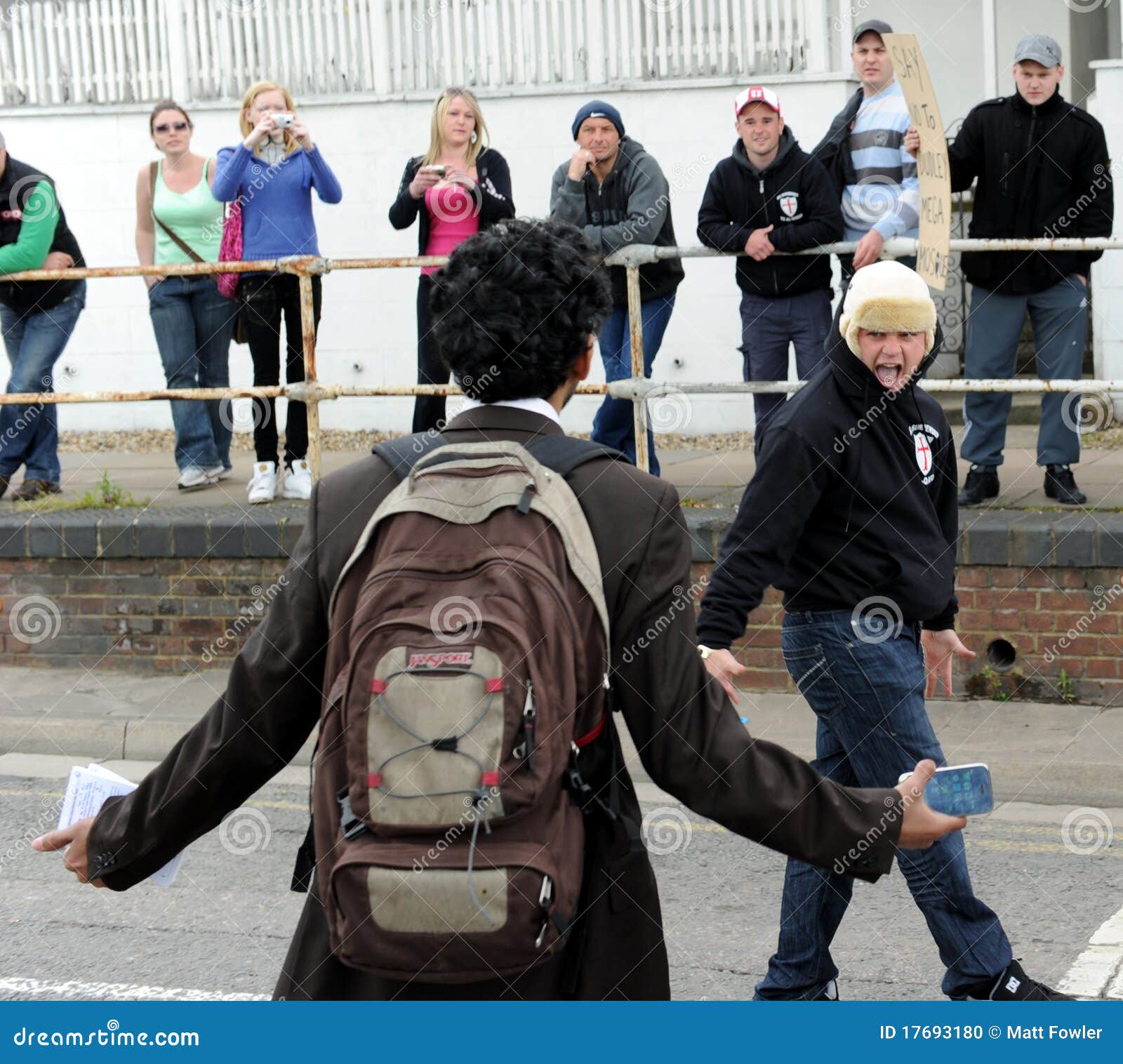 English Defence League Protest Editorial Image - Image of protest ...
