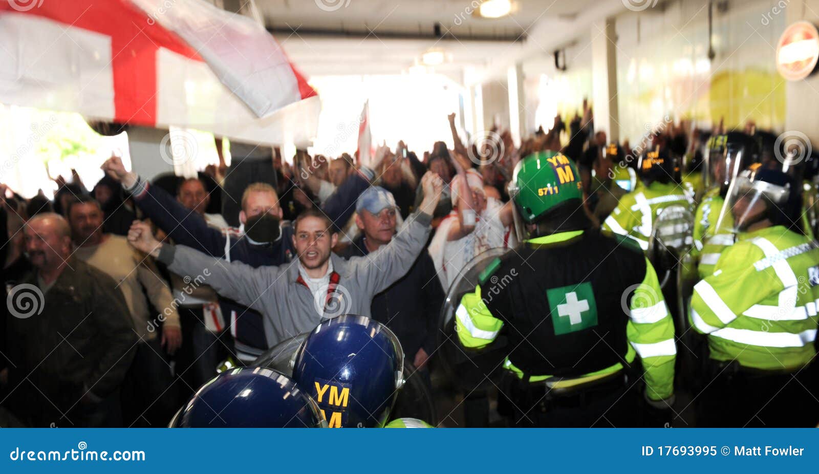 English Defence League Protest Editorial Image - Image of riot, england ...