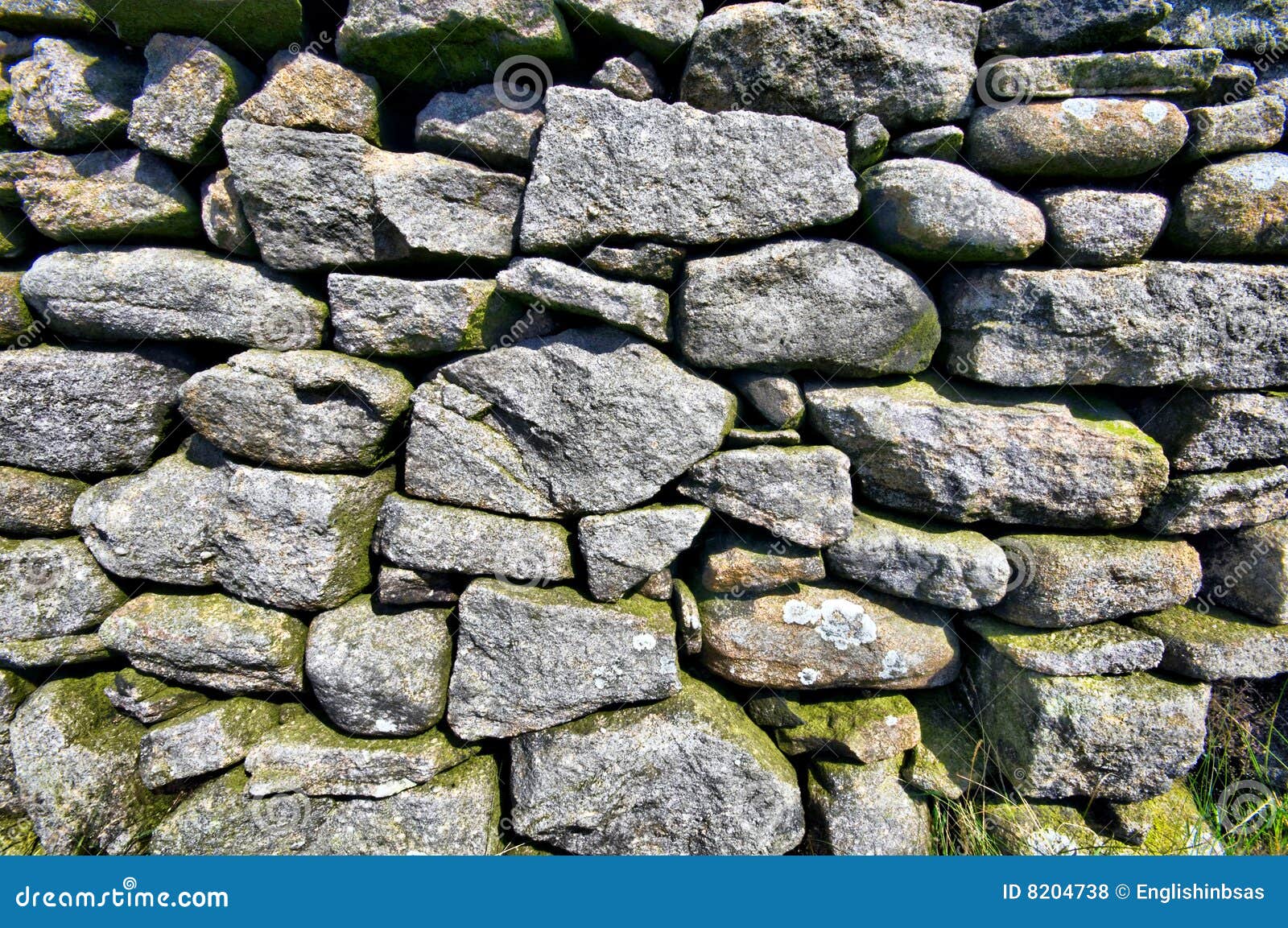 English Dry Stone Wall stock photo. Image of nature, material - 8204738